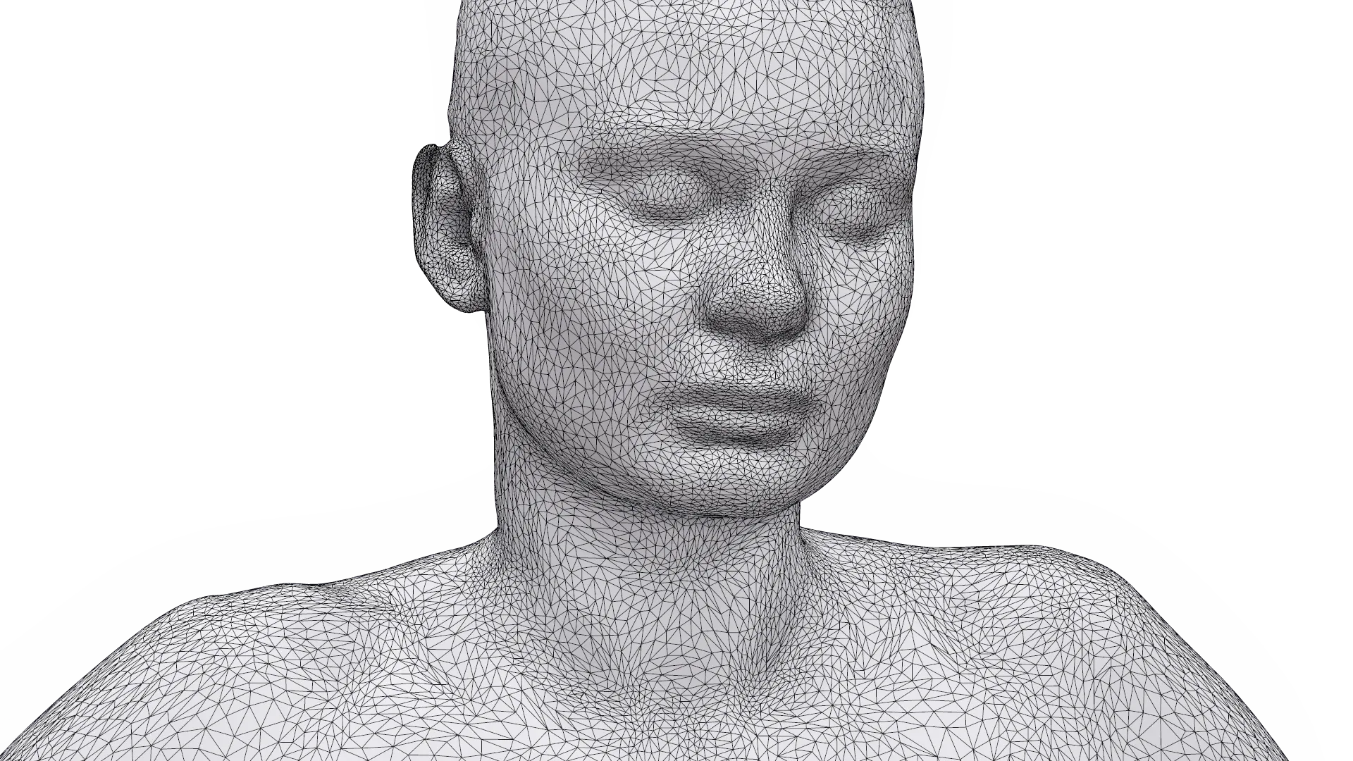 Base Body Scan | 3D Model Lucy - FlippedNormals