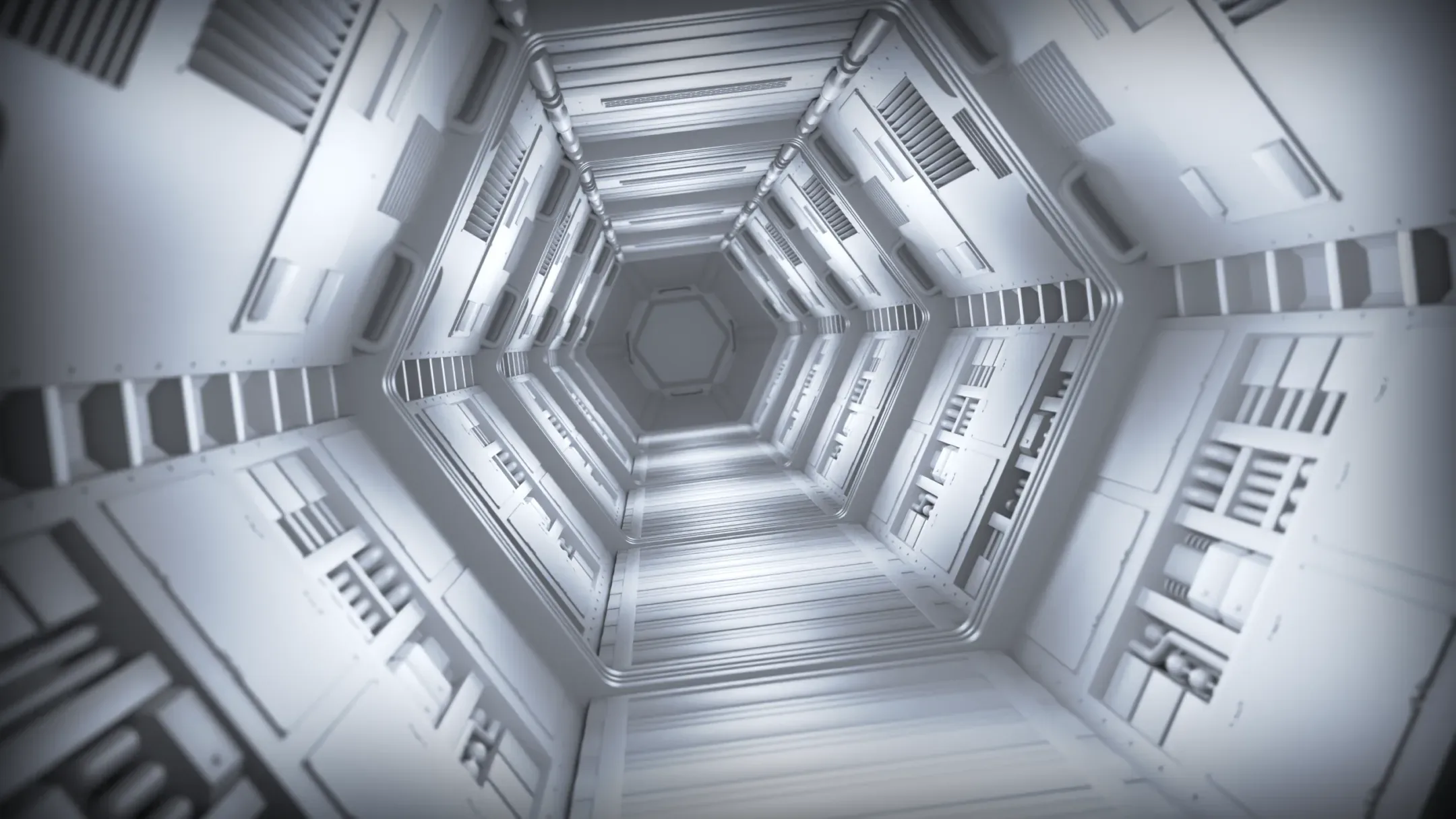 Space Station Corridor (Blender - FlippedNormals