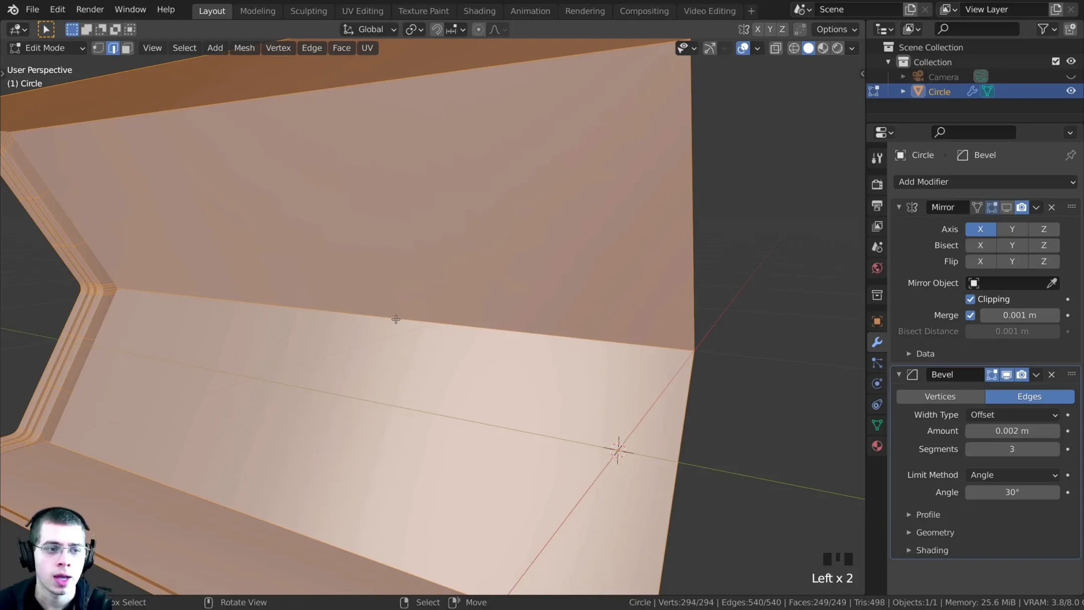 Space Station Corridor (Blender - FlippedNormals