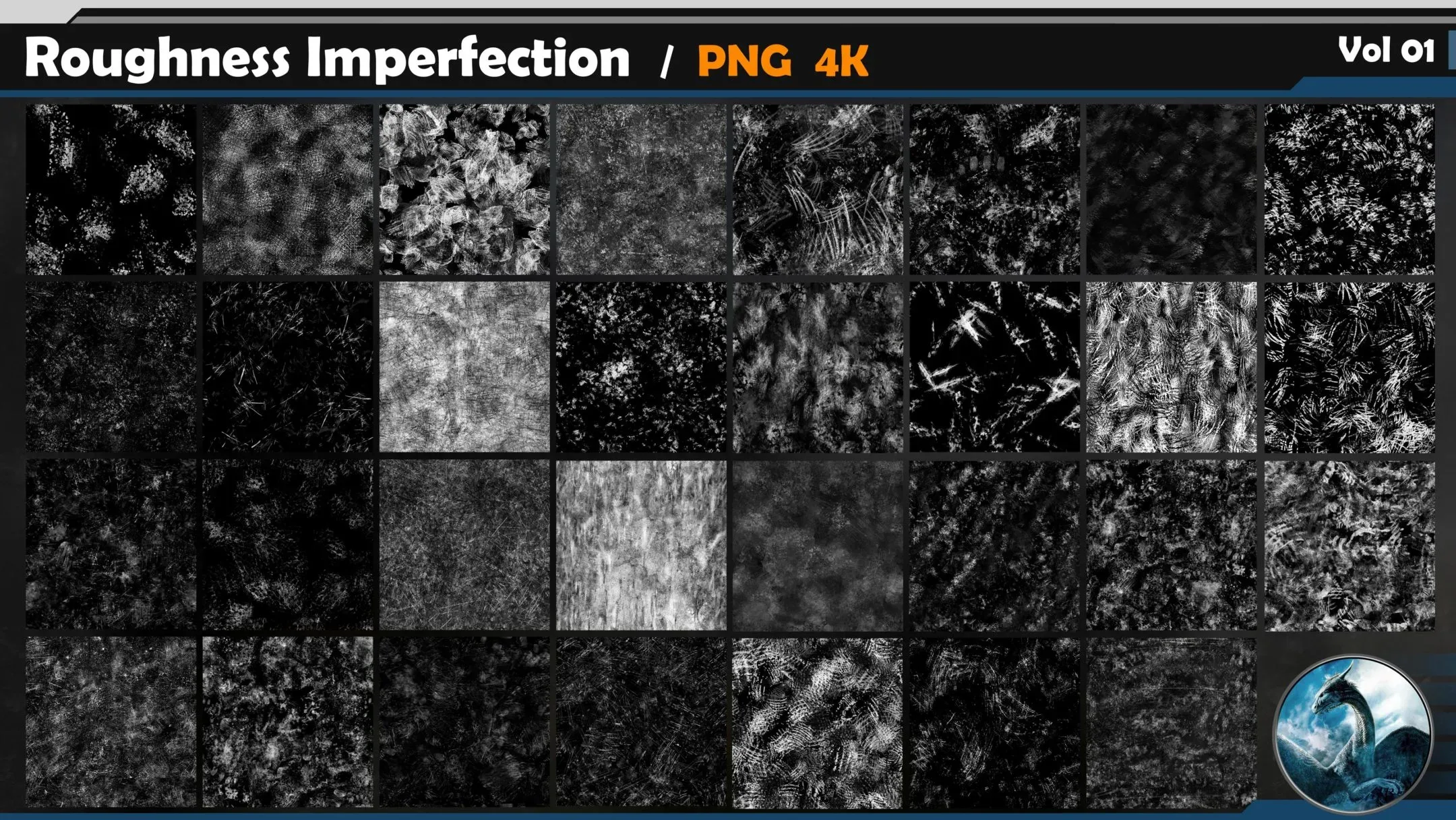 80 Roughness Imperfection Vol 01 - FlippedNormals