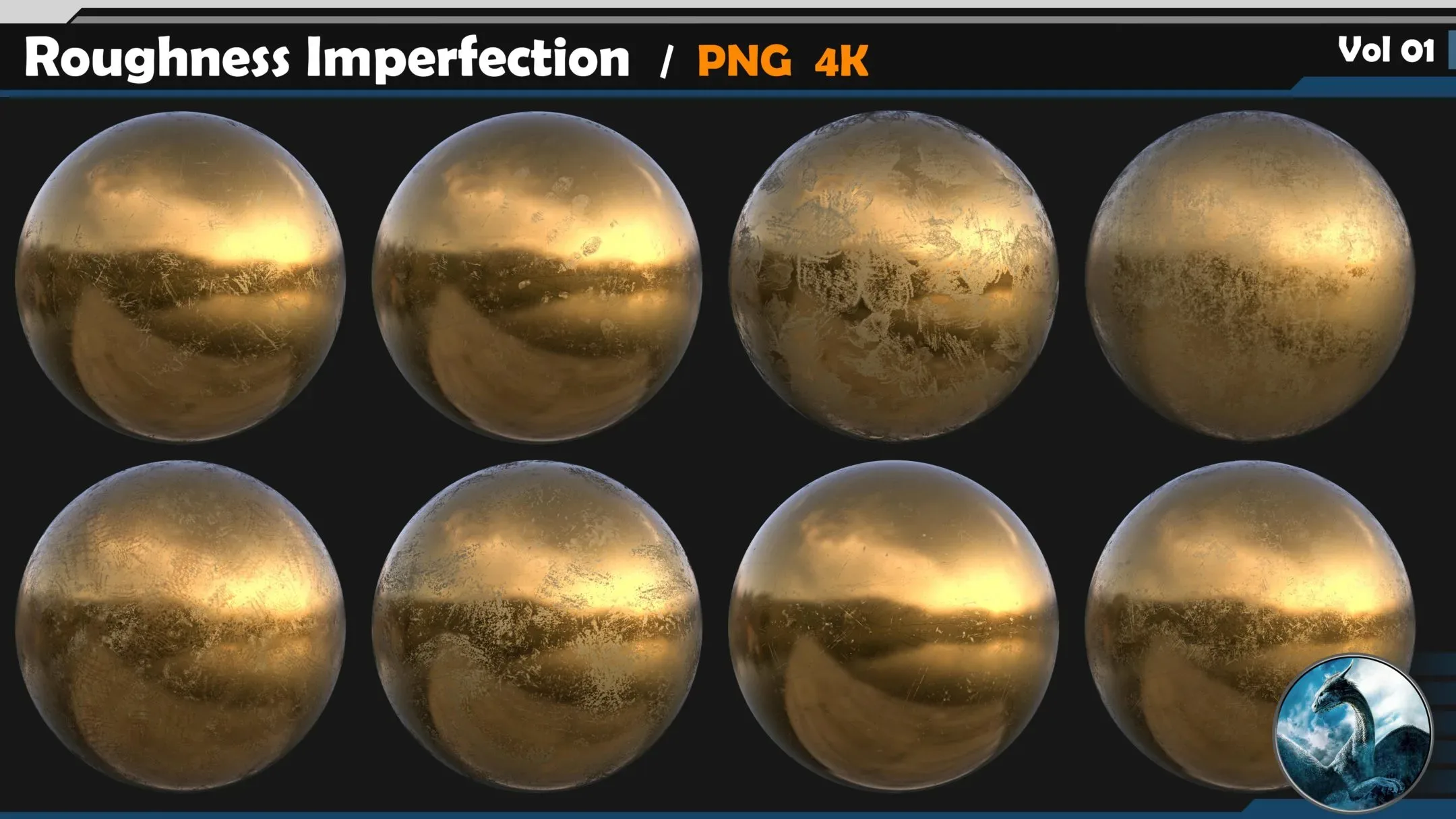 80 Roughness Imperfection Vol 01 - FlippedNormals