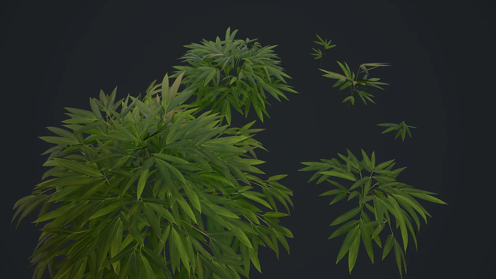 Bamboo Bush Pack - FlippedNormals