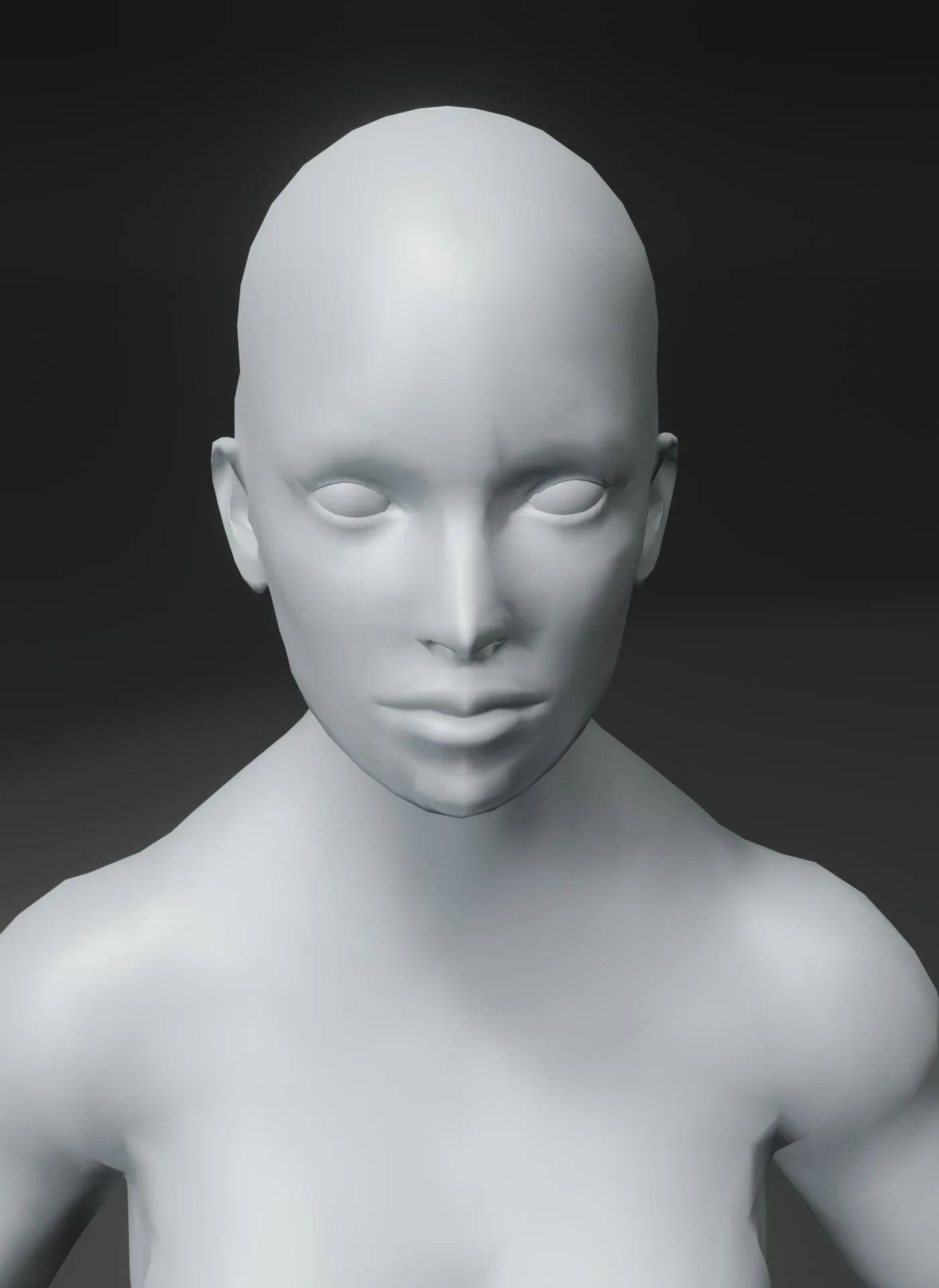 Superhero Female Body Base Mesh - FlippedNormals