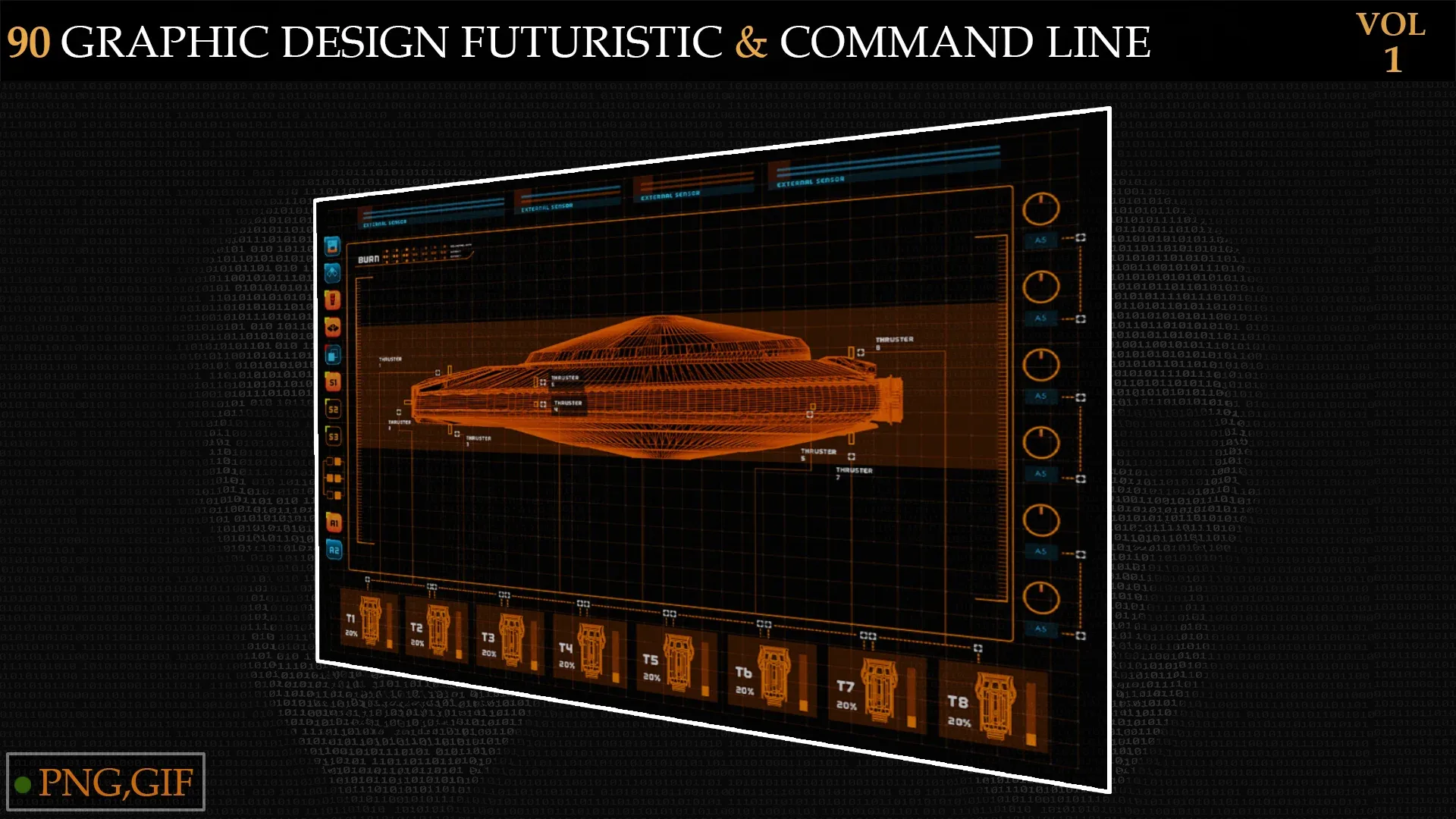 90 Graphic Design Futuristic & - FlippedNormals