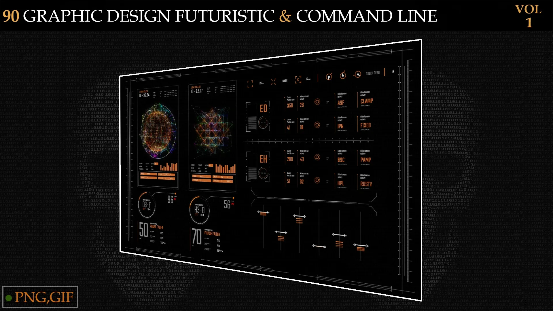 90 Graphic Design Futuristic & - FlippedNormals