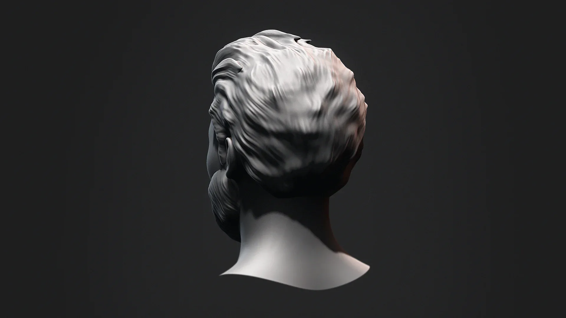 Hair - Low Poly Male Hairstyle - FlippedNormals