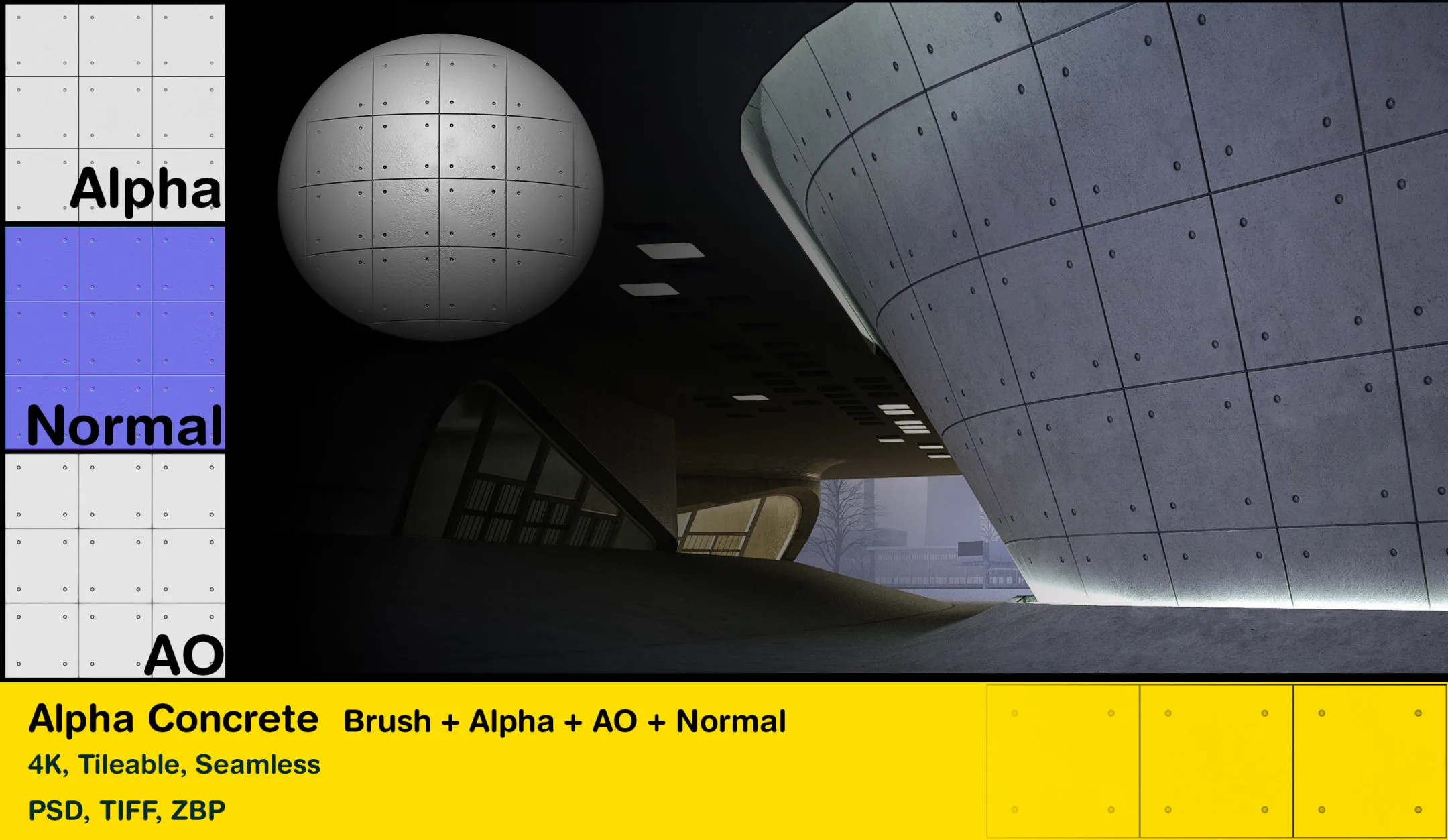 12 Alpha concrete - FlippedNormals