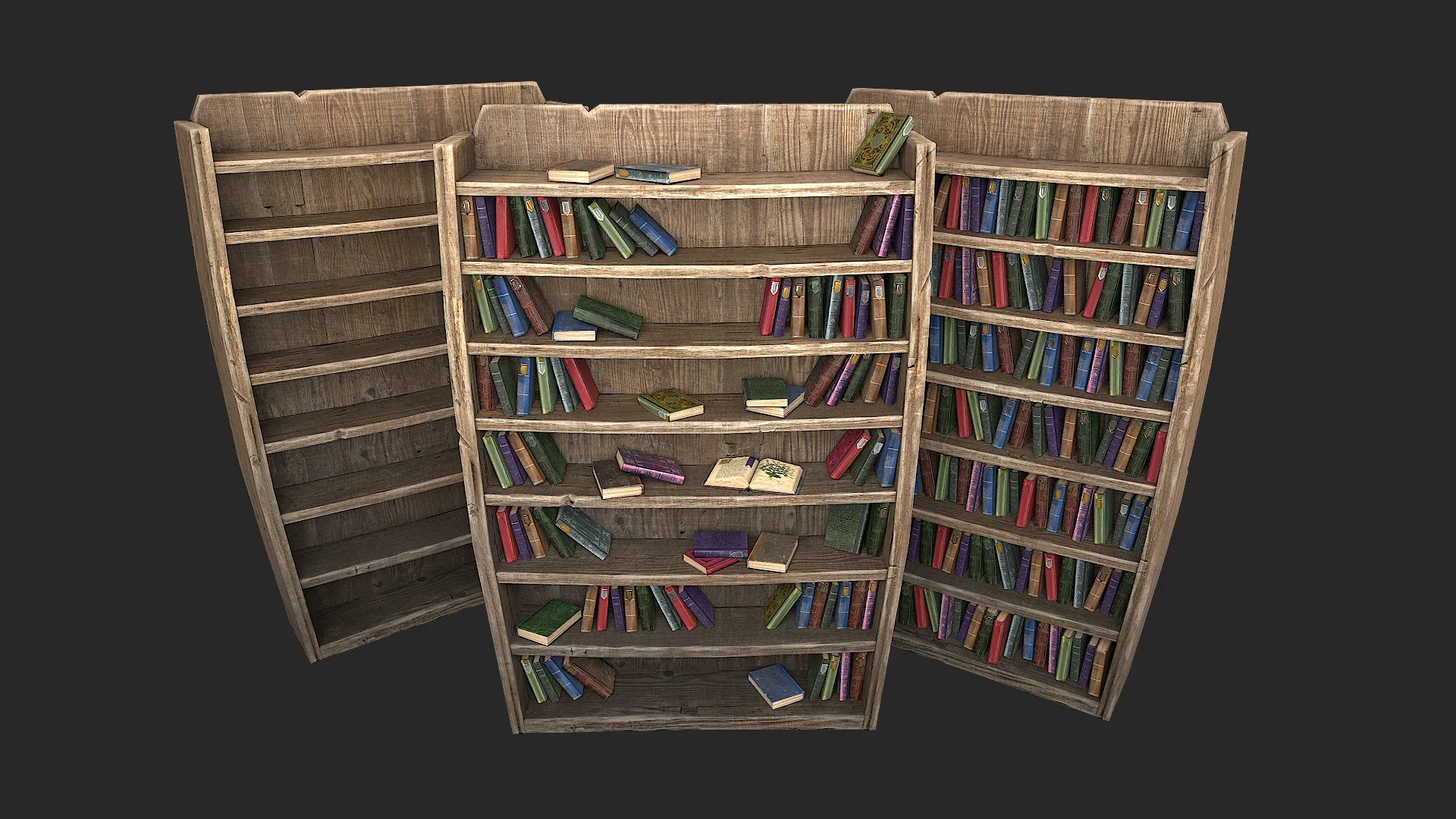 Medieval Bookcase - FlippedNormals