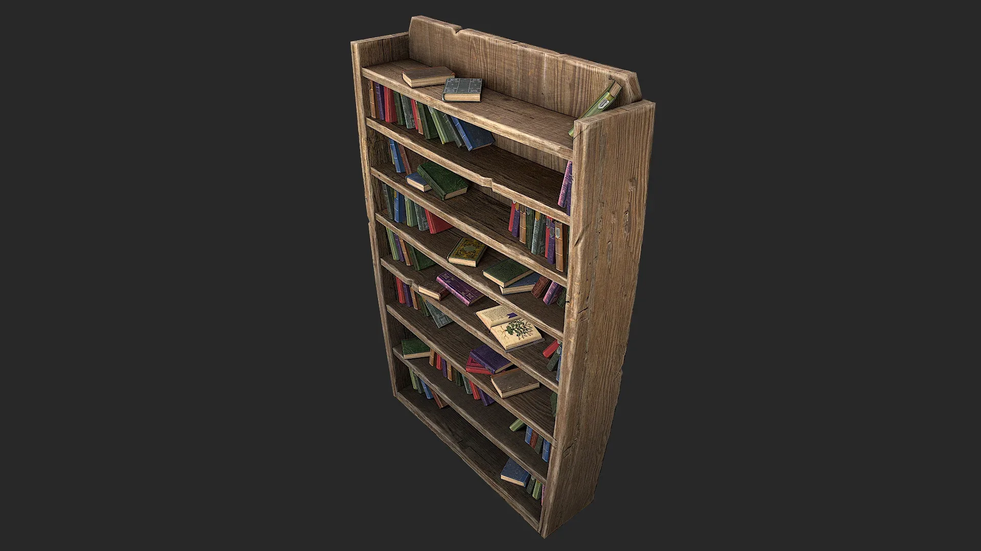 Medieval Bookcase - FlippedNormals