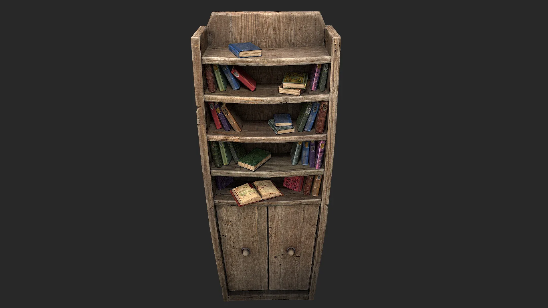 Medieval Library Furniture Set - FlippedNormals
