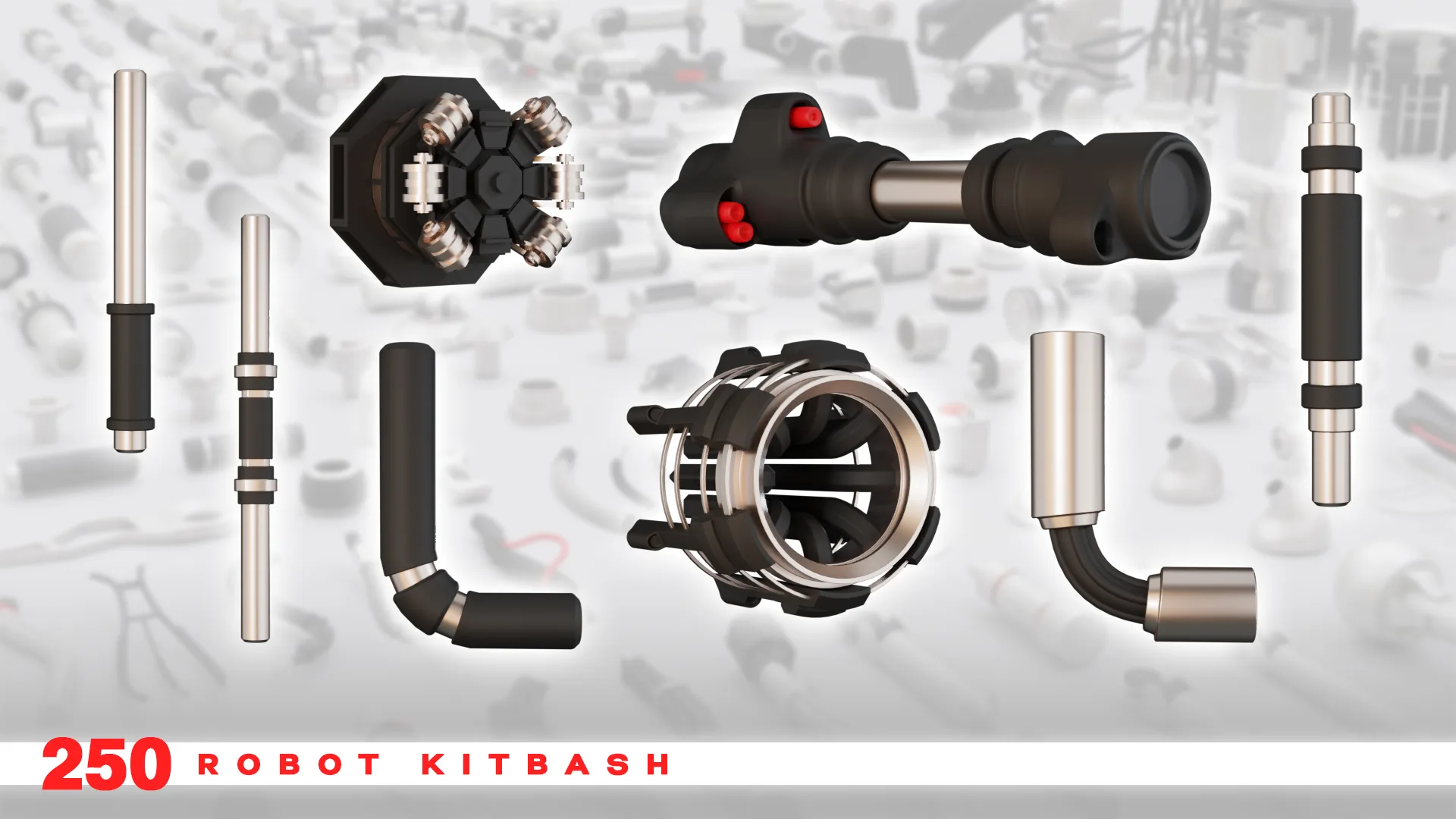 250 Robot Kitbash - FlippedNormals