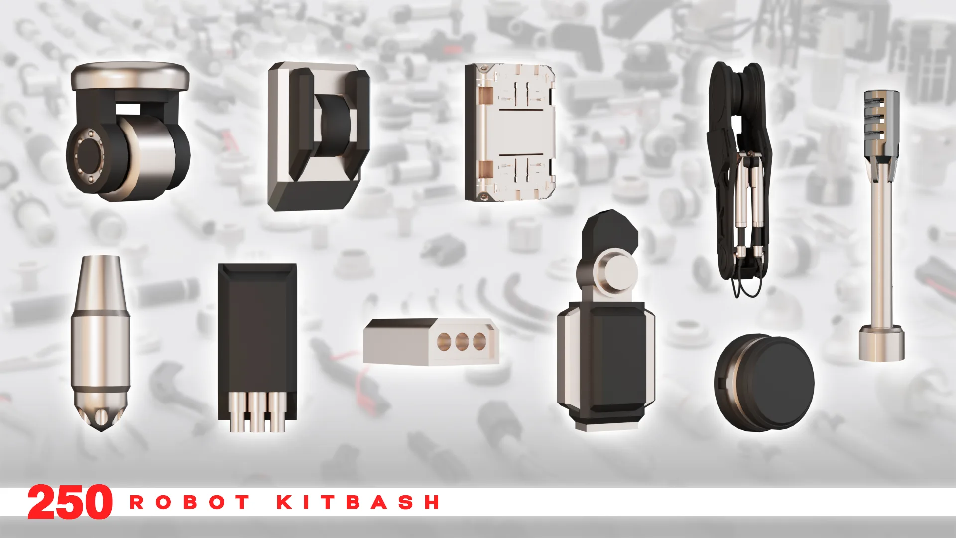 250 Robot Kitbash - FlippedNormals