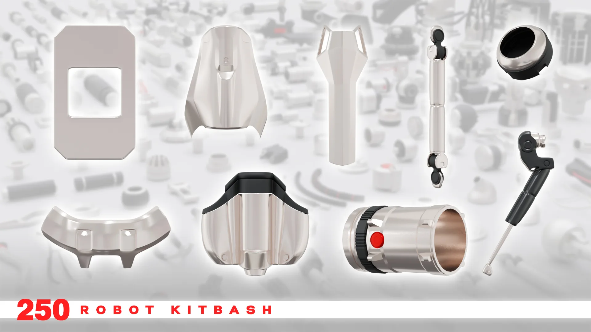 250 Robot Kitbash - FlippedNormals