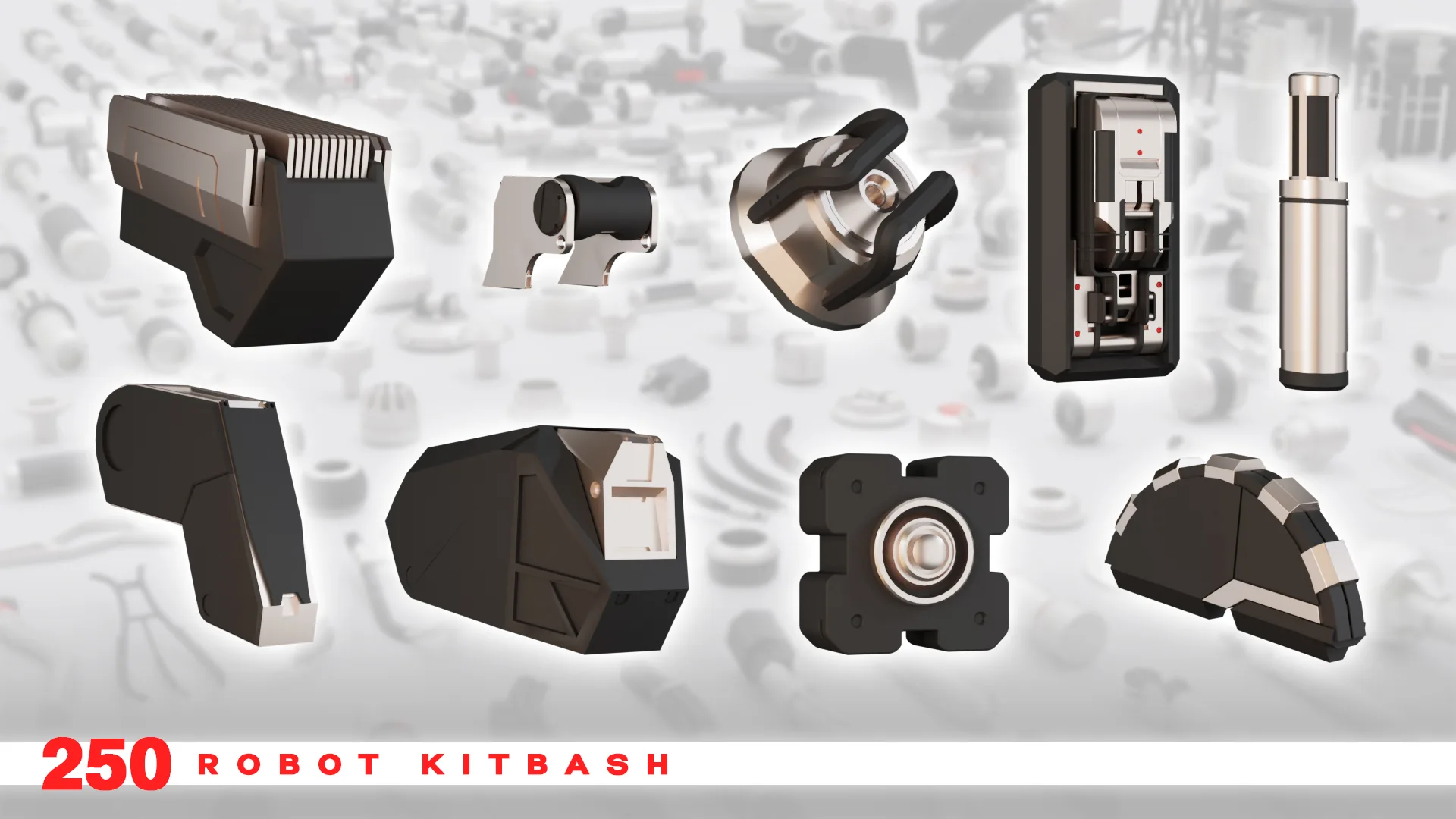 250 Robot Kitbash - FlippedNormals