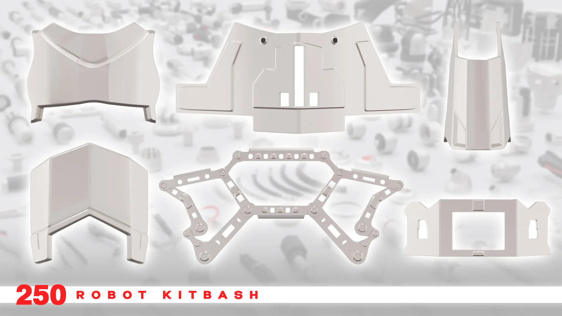 250 Robot Kitbash - FlippedNormals