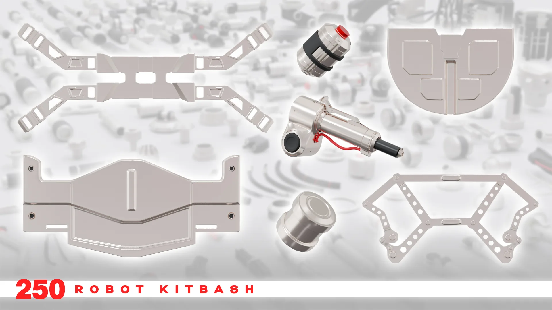 250 Robot Kitbash - FlippedNormals