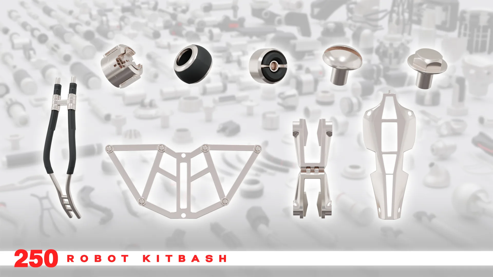 250 Robot Kitbash - FlippedNormals