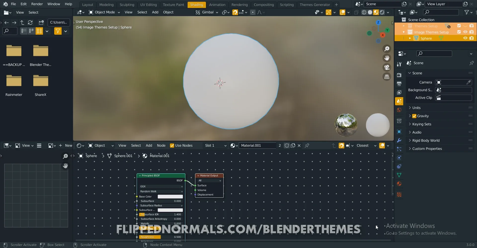 Blender Themes 0001 - FlippedNormals
