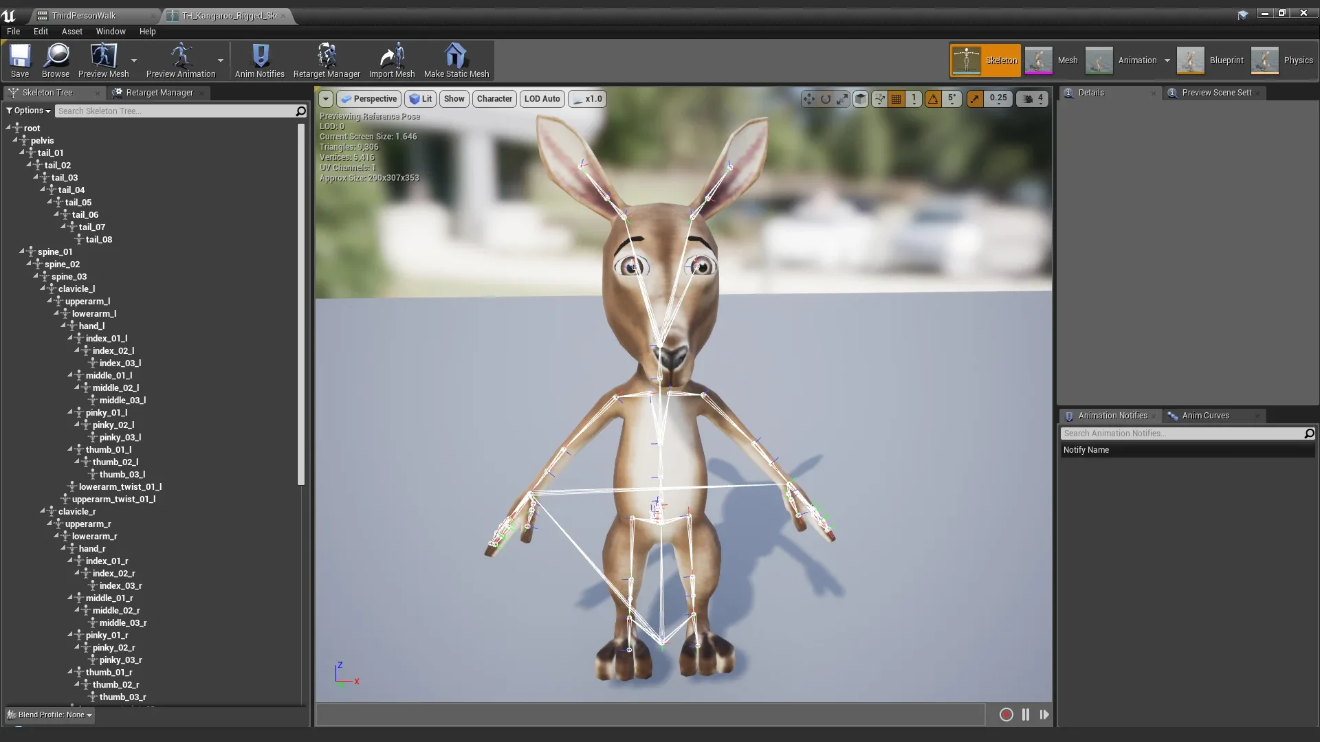 Toon Humanoid Kangaroo - FlippedNormals