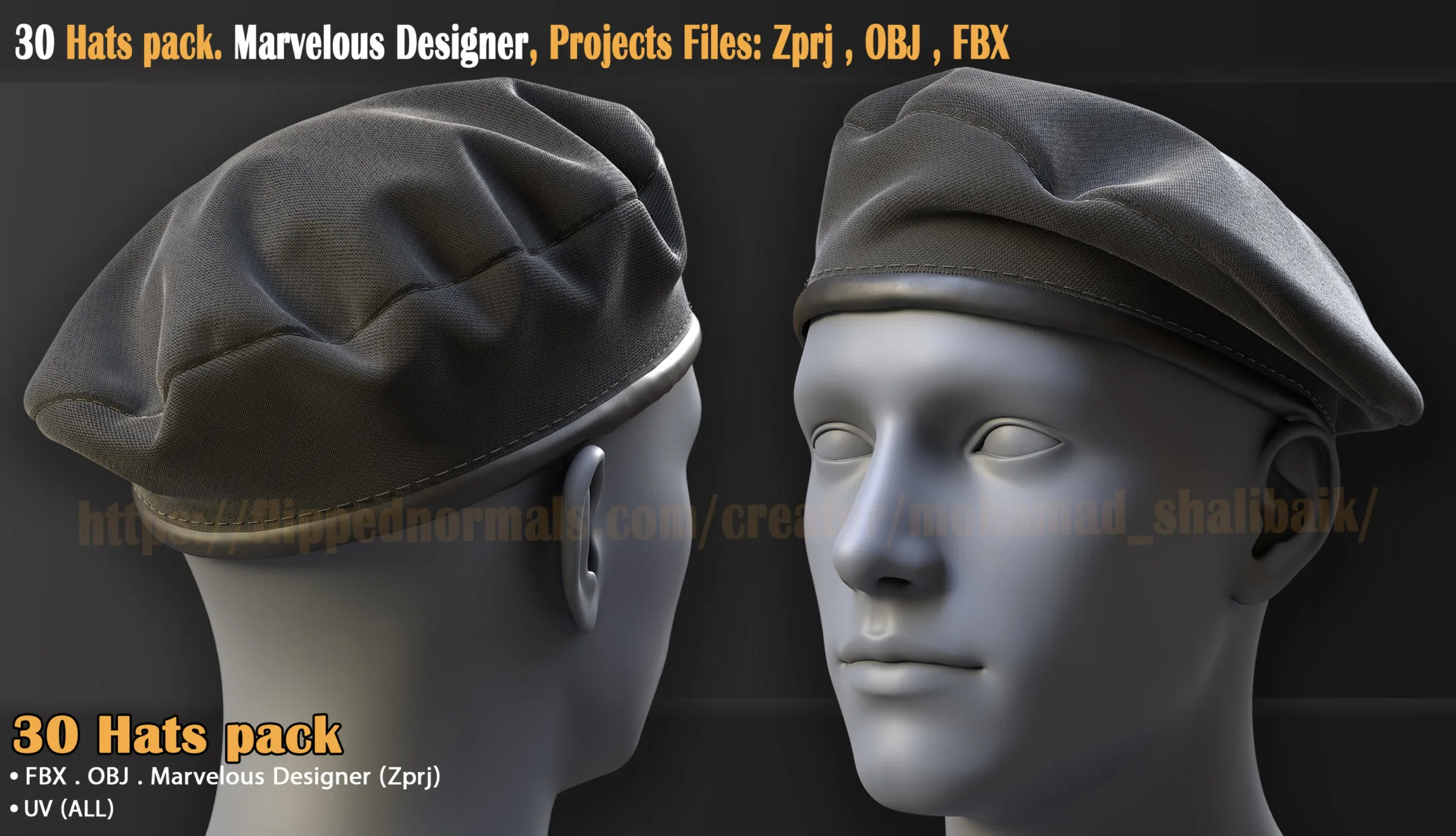 30 Hats pack - FlippedNormals