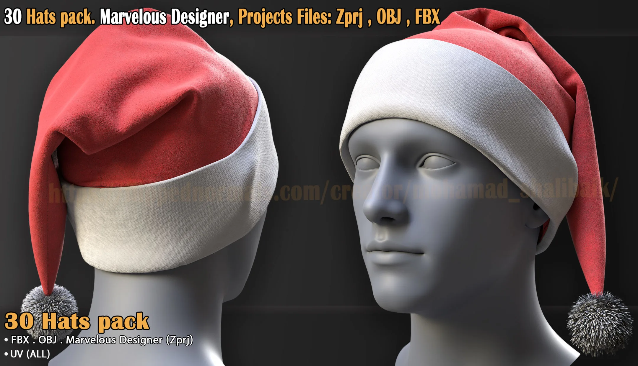 30 Hats pack - FlippedNormals