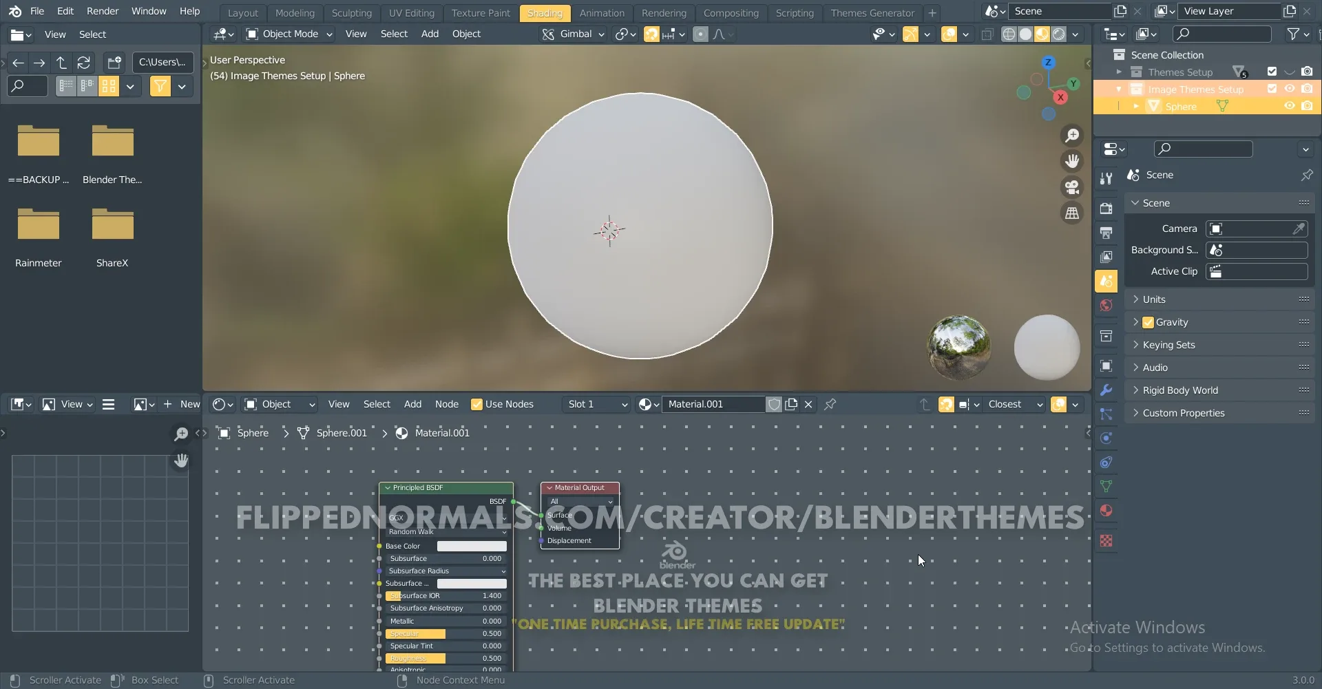 Blender Themes 0015 - FlippedNormals