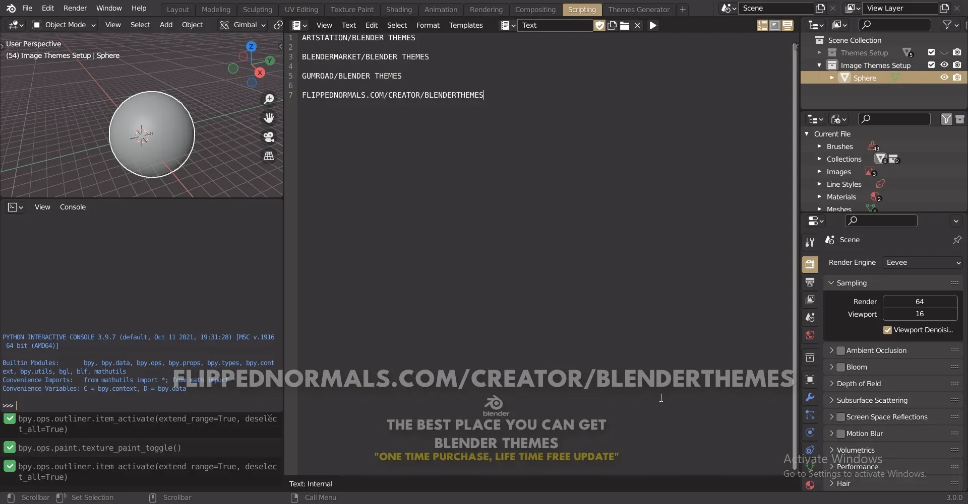 Blender Themes 0032 - FlippedNormals