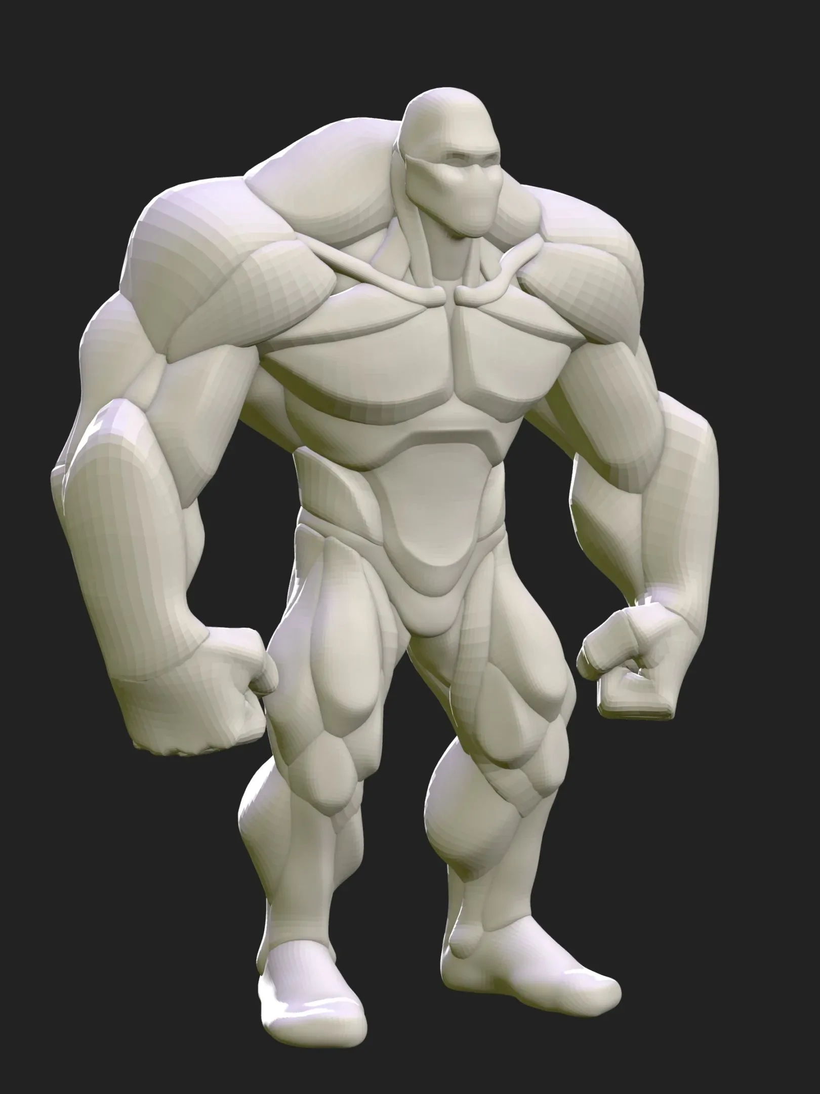 Stylized Super Anatomy Blockout Flippednormals