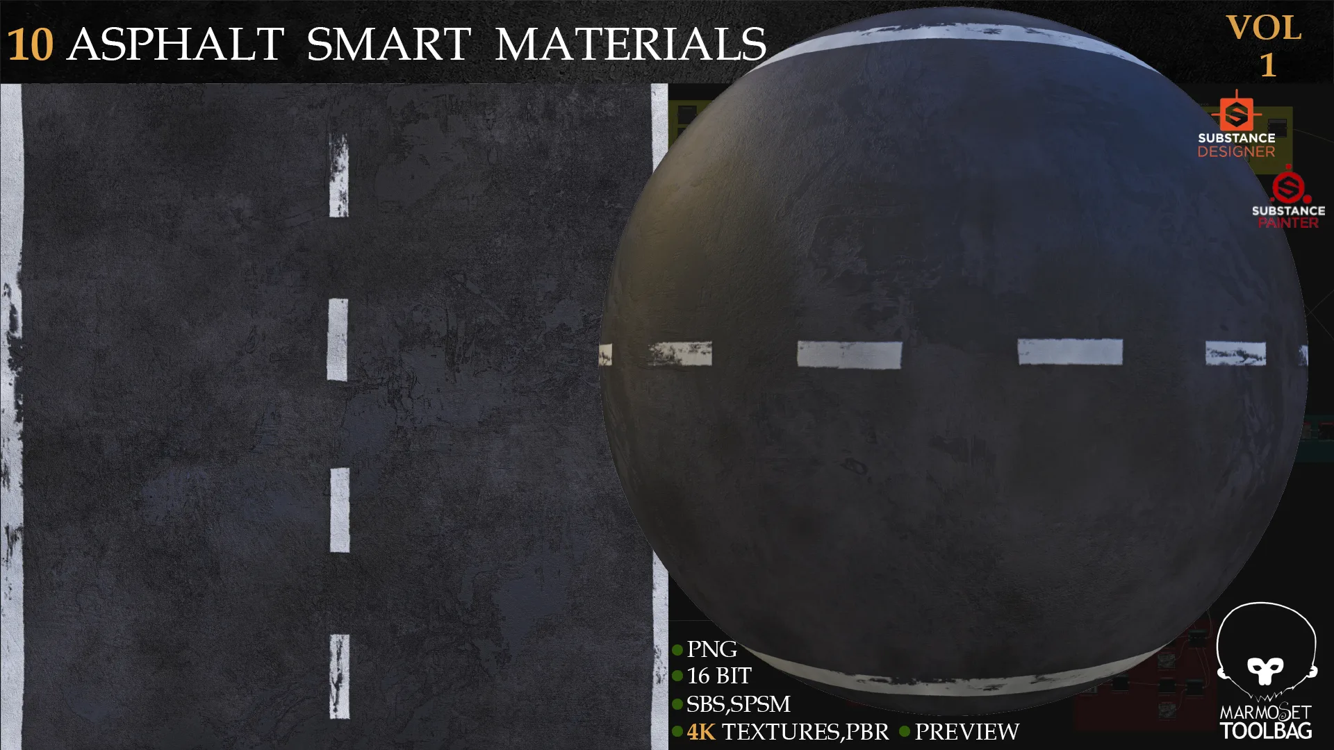 10 ASPHALT SMART MATERIALS-VOL - FlippedNormals