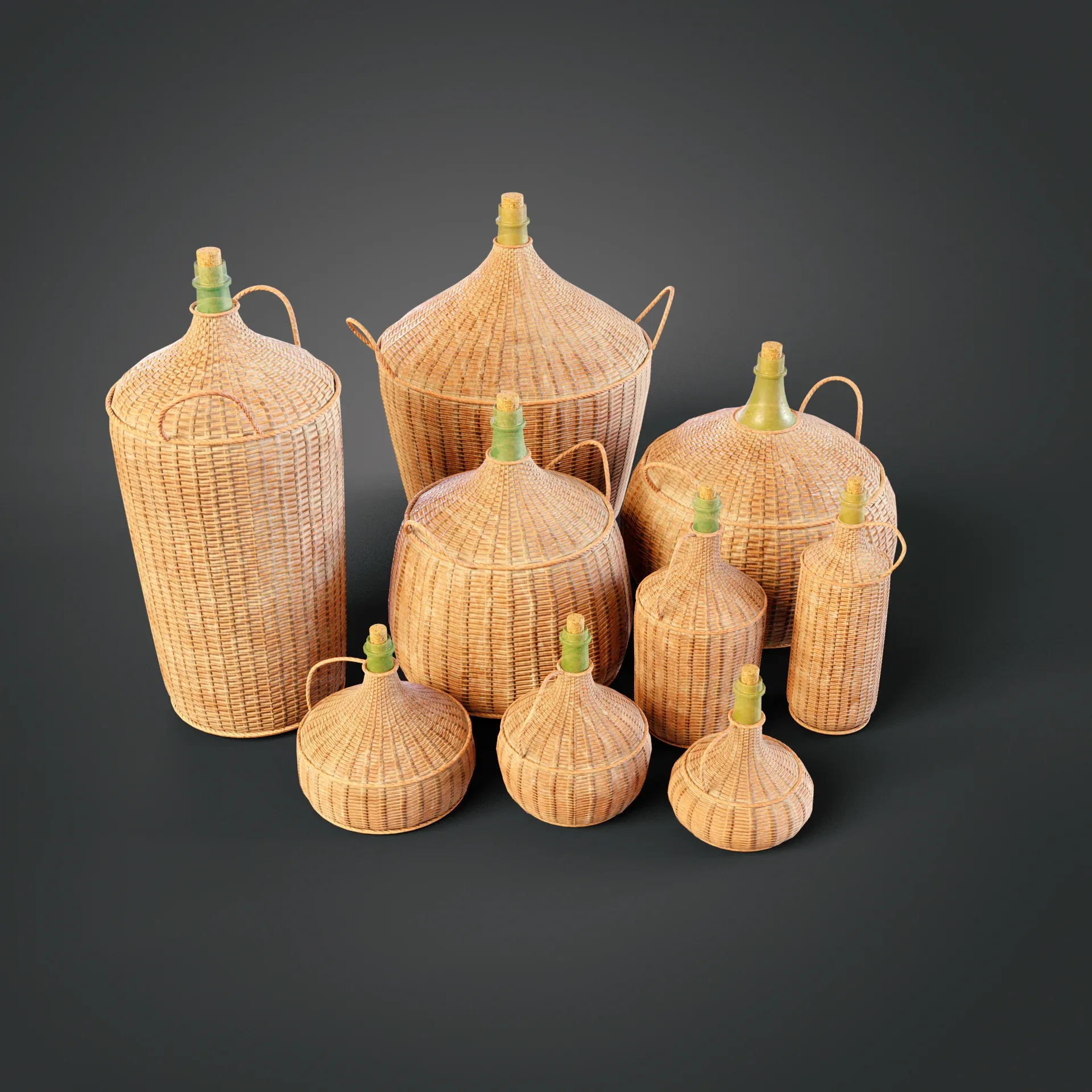 Medieval market container props - FlippedNormals