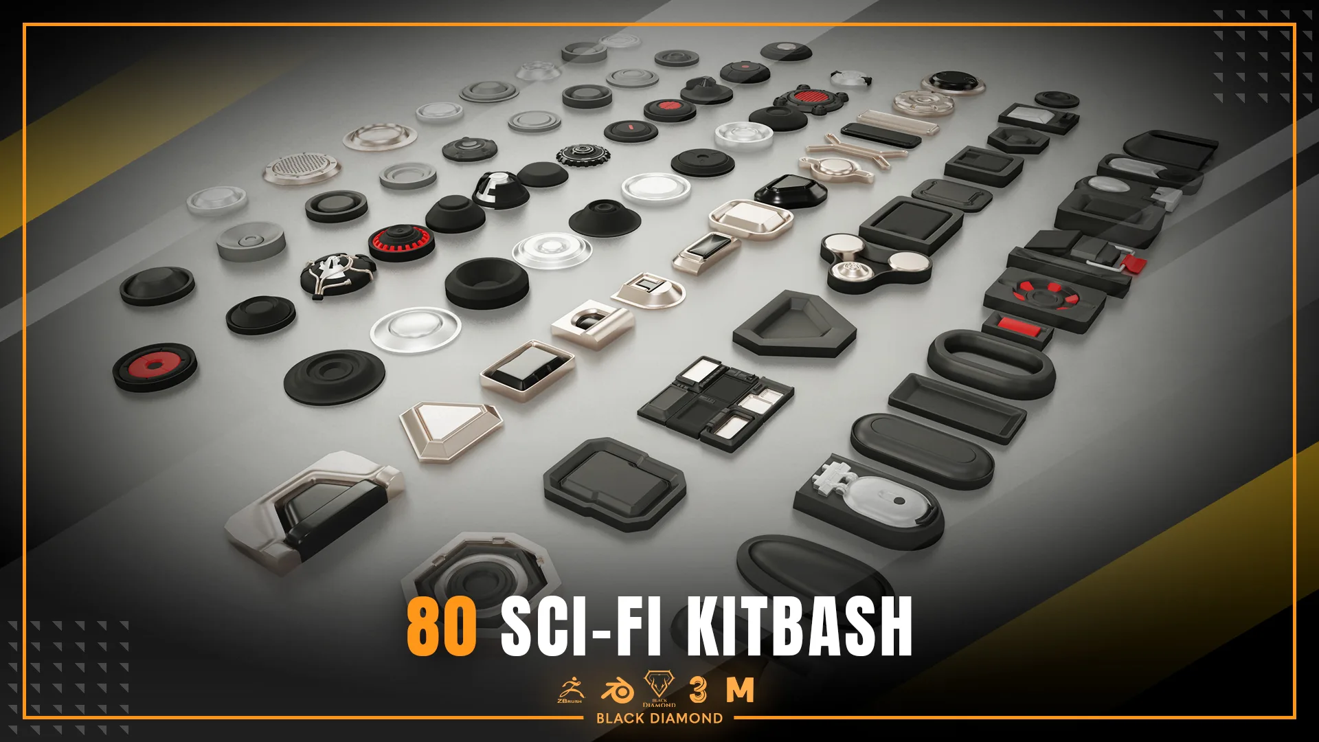 80 SCIFI Kitbash - FlippedNormals
