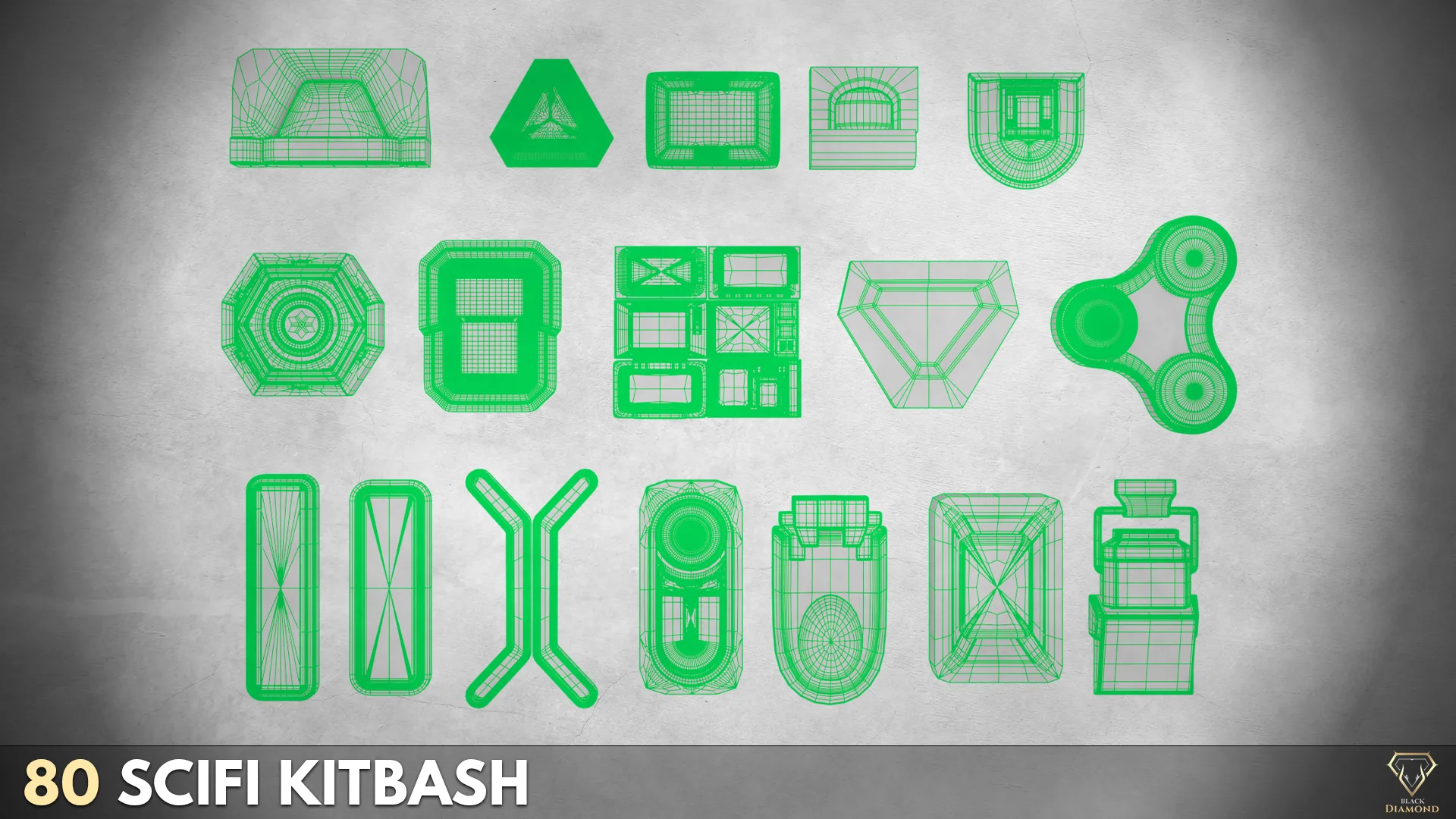 80 SCIFI Kitbash - FlippedNormals