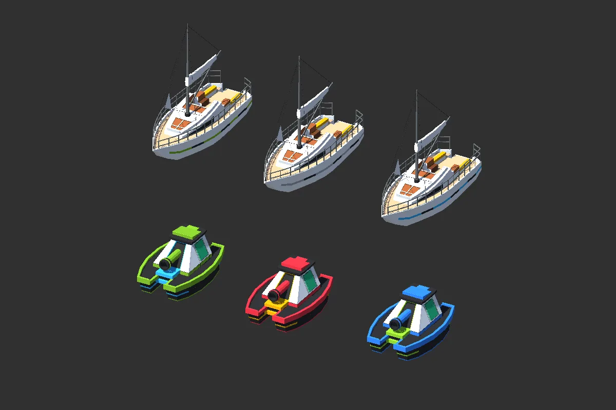 POLYGRUNT - 21 Low Poly Sea Vehicle - FlippedNormals