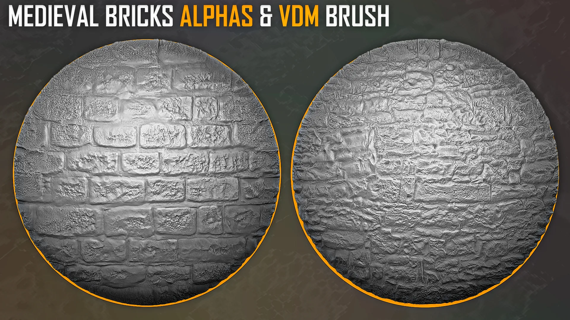 Medieval Bricks Alphas and VDM - FlippedNormals