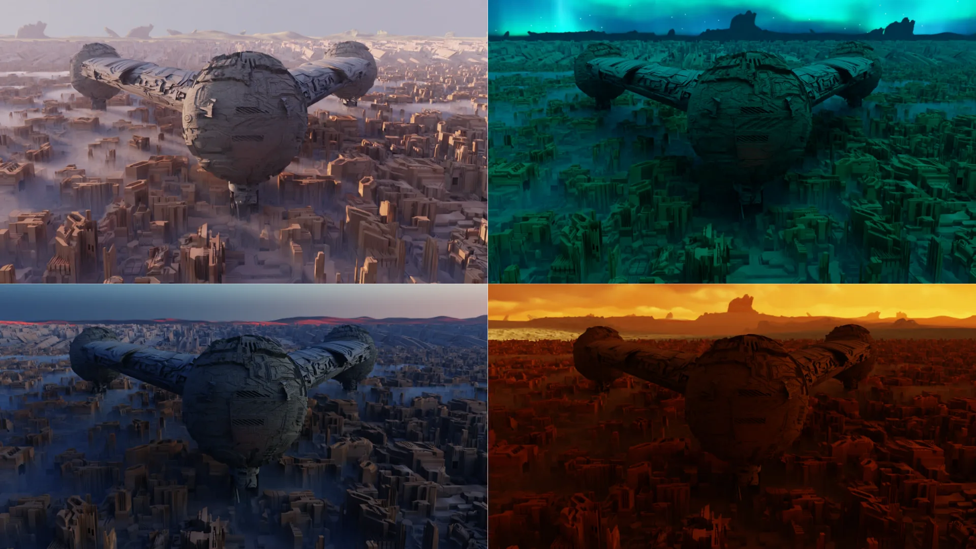 Alien Planet and Sky HDRI Pack - FlippedNormals