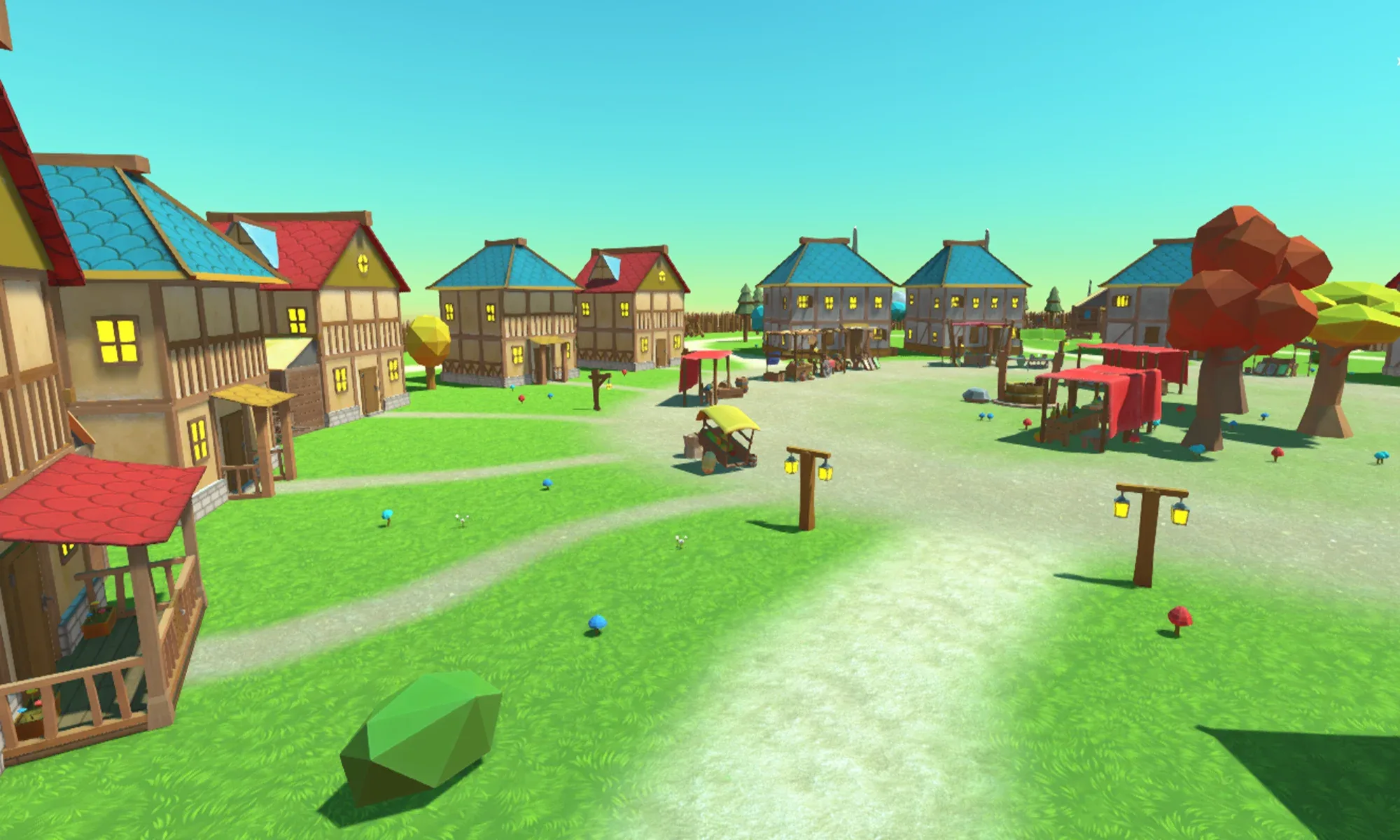 Stylized Fantasy Village - FlippedNormals