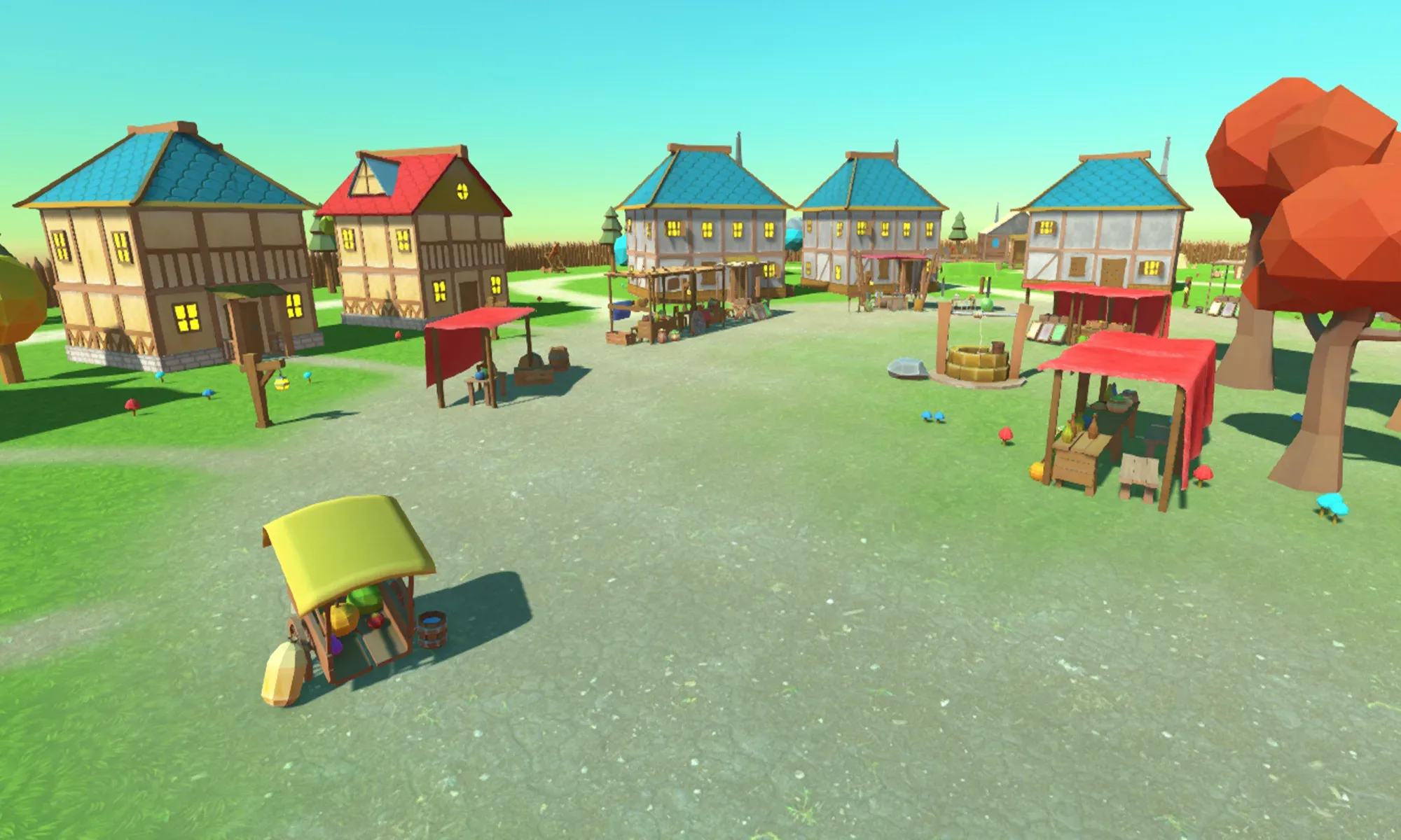Stylized Fantasy Village - FlippedNormals