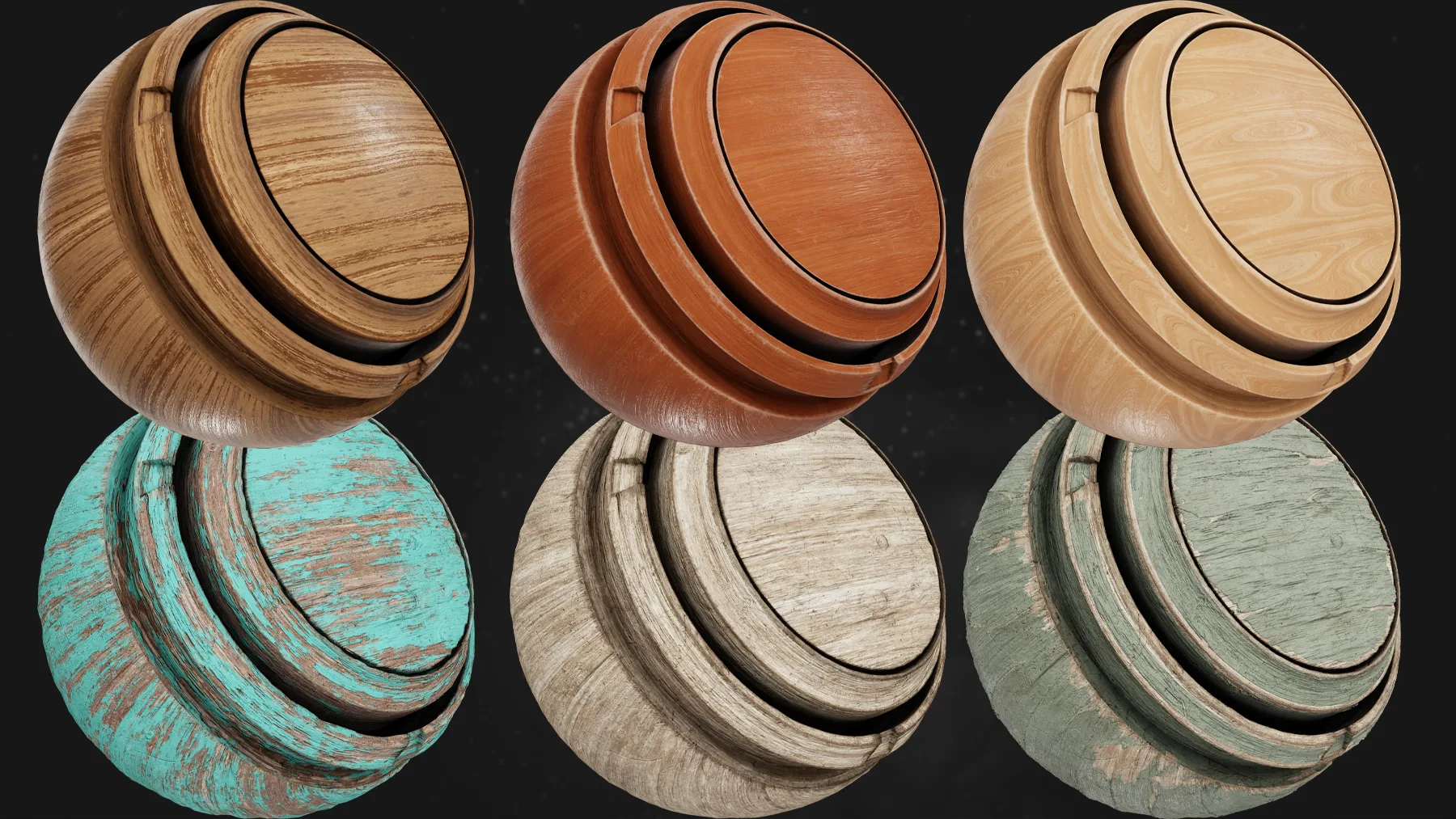30 Wood Smart Materials Vol.2 - FlippedNormals
