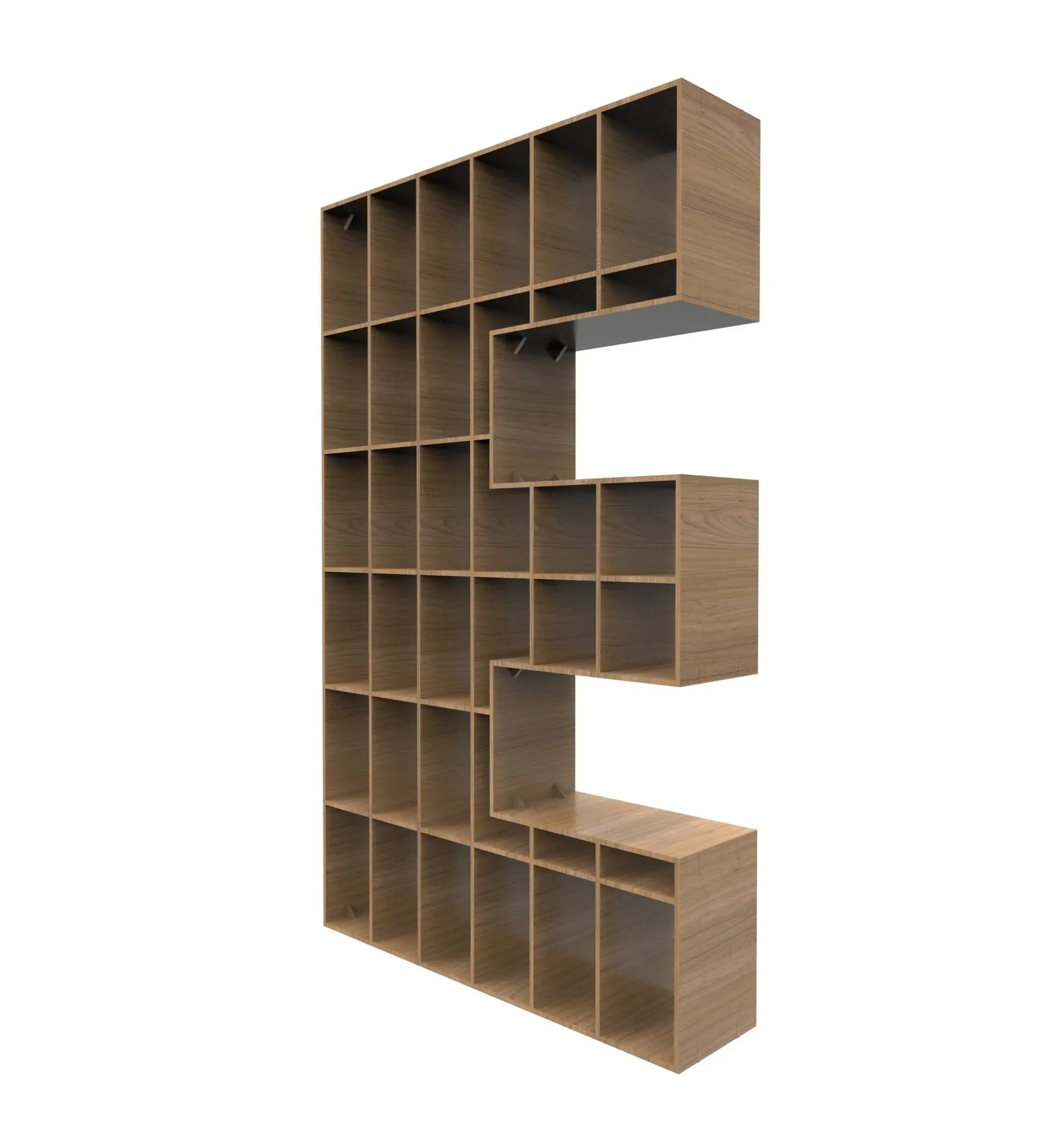 waffle shelf letter "E" - FlippedNormals