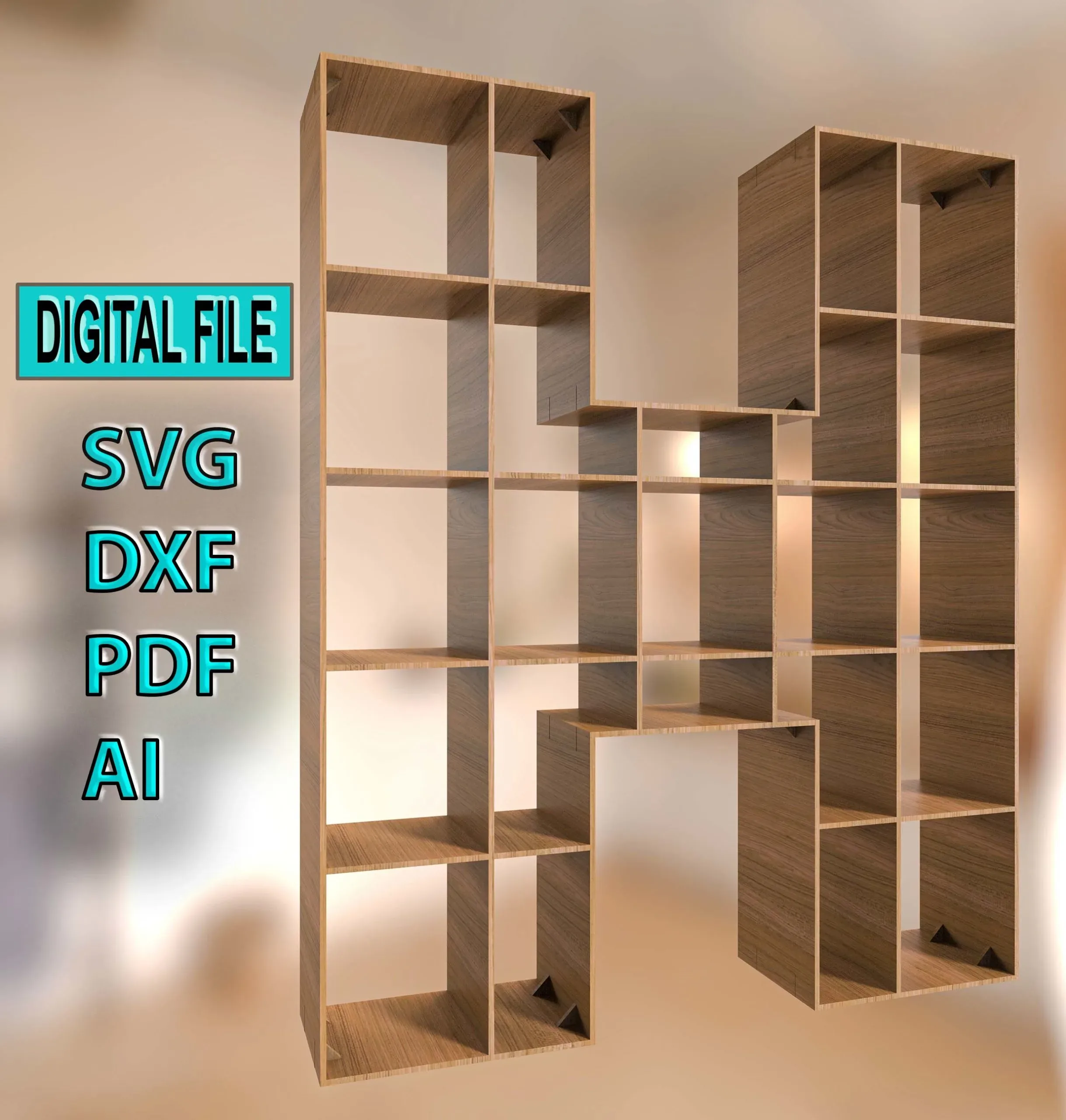 waffle shelf letter "H" - FlippedNormals