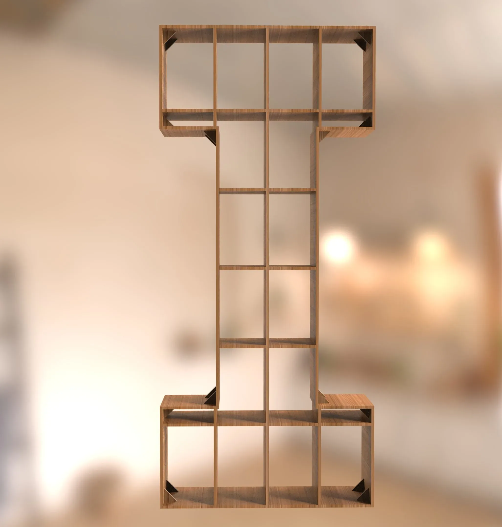 waffle shelf letter "I" - FlippedNormals