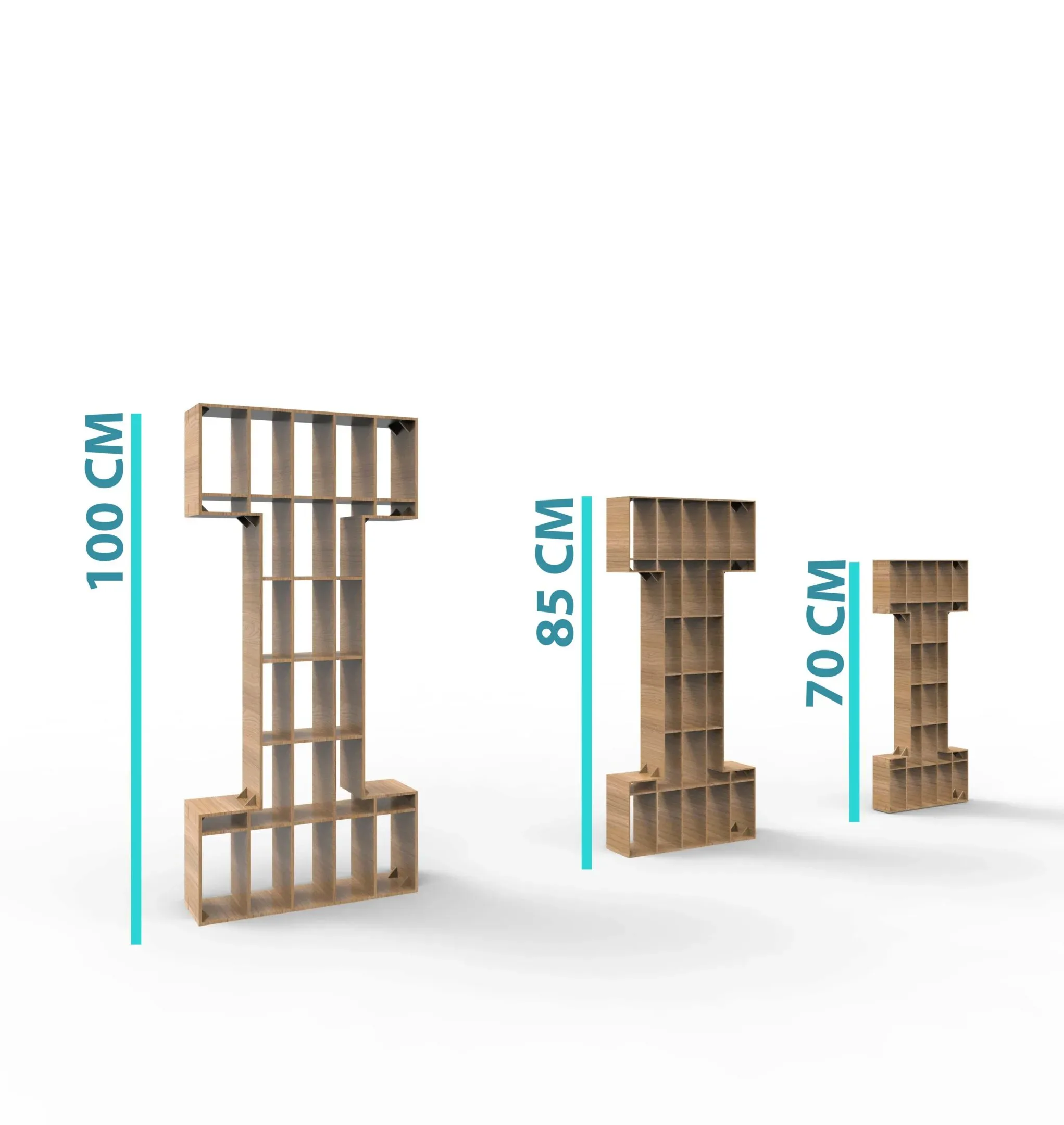 waffle shelf letter "I" - FlippedNormals