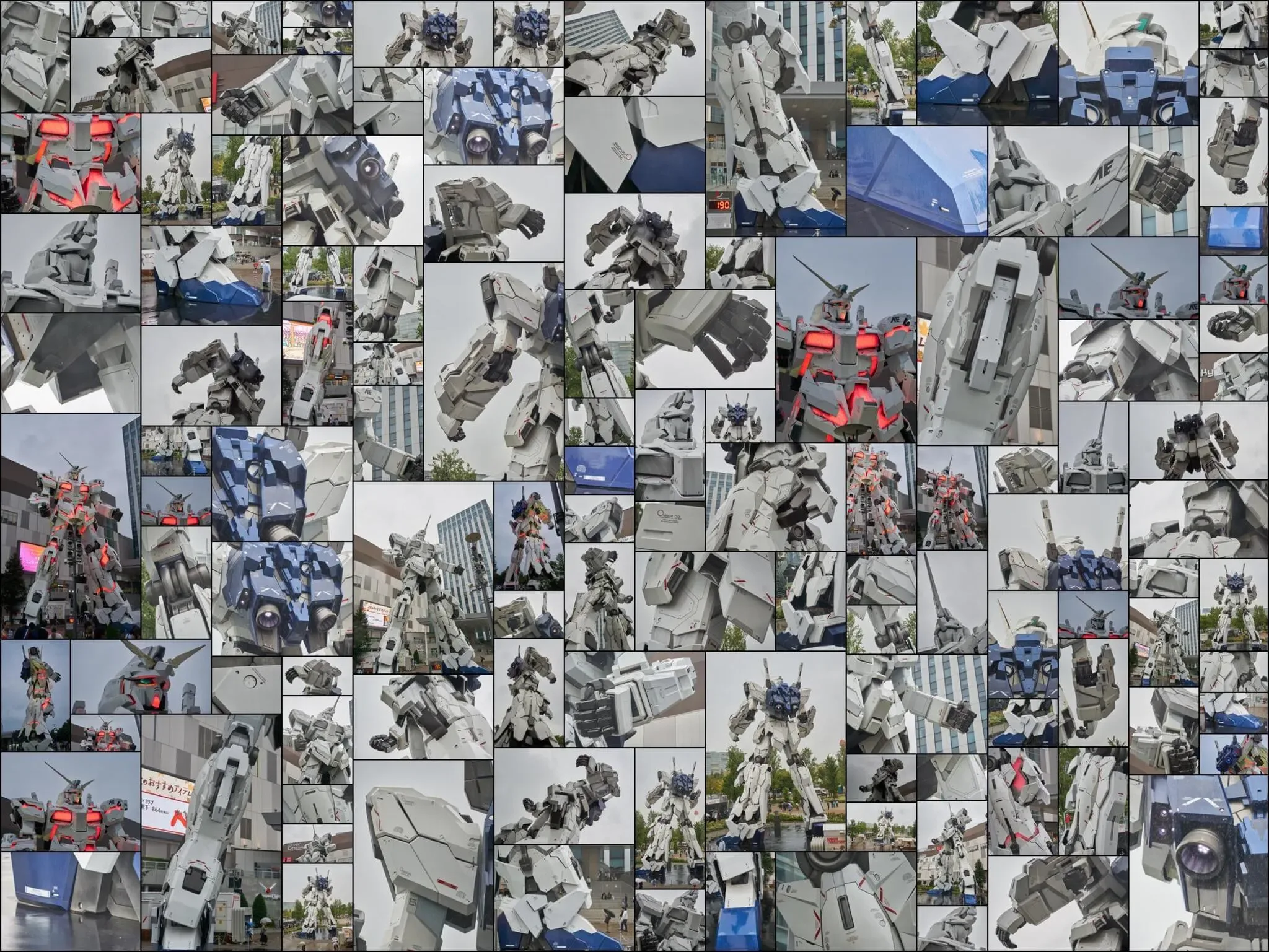 125 photos of Massive Gundam Robot - FlippedNormals