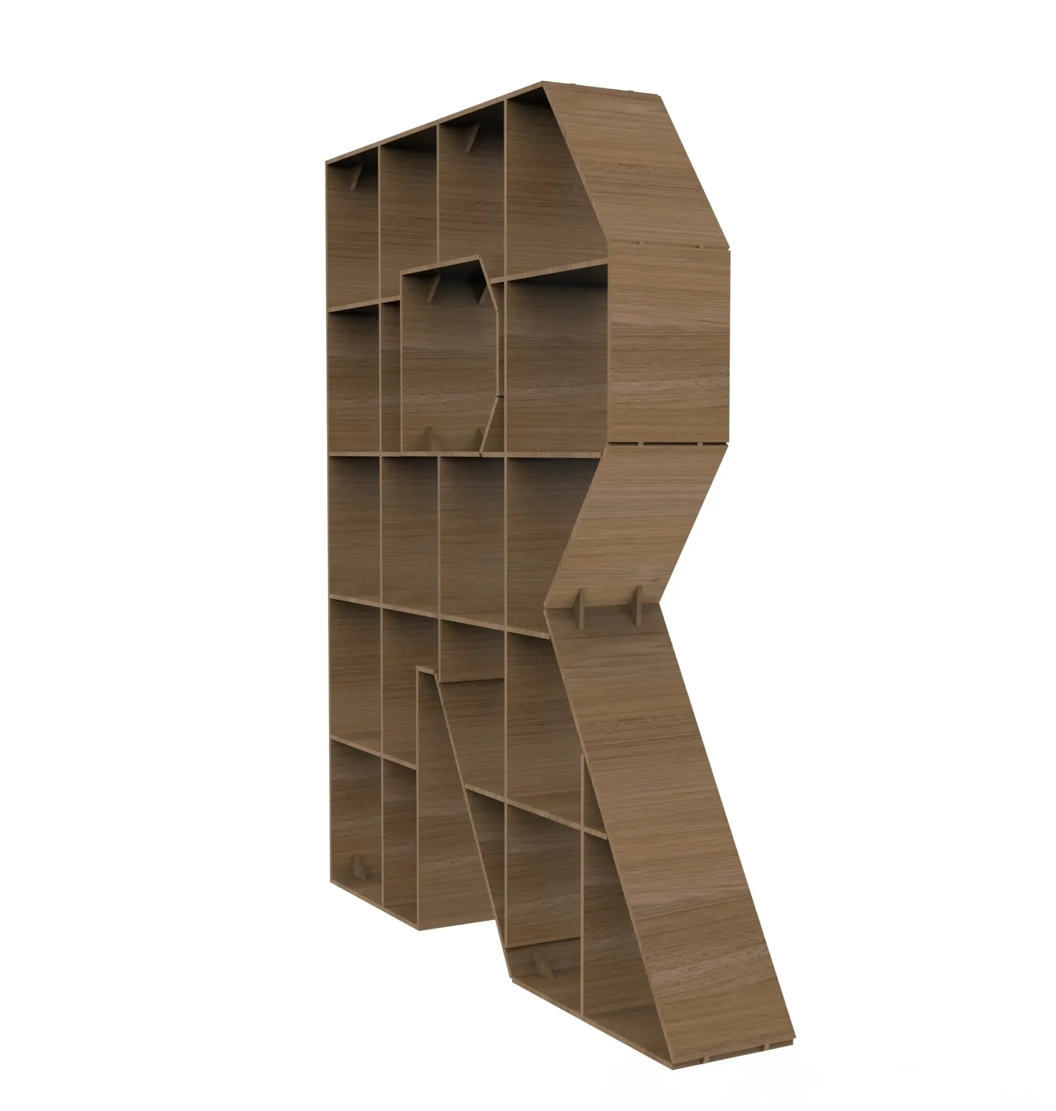 waffle shelf letter "R" - FlippedNormals