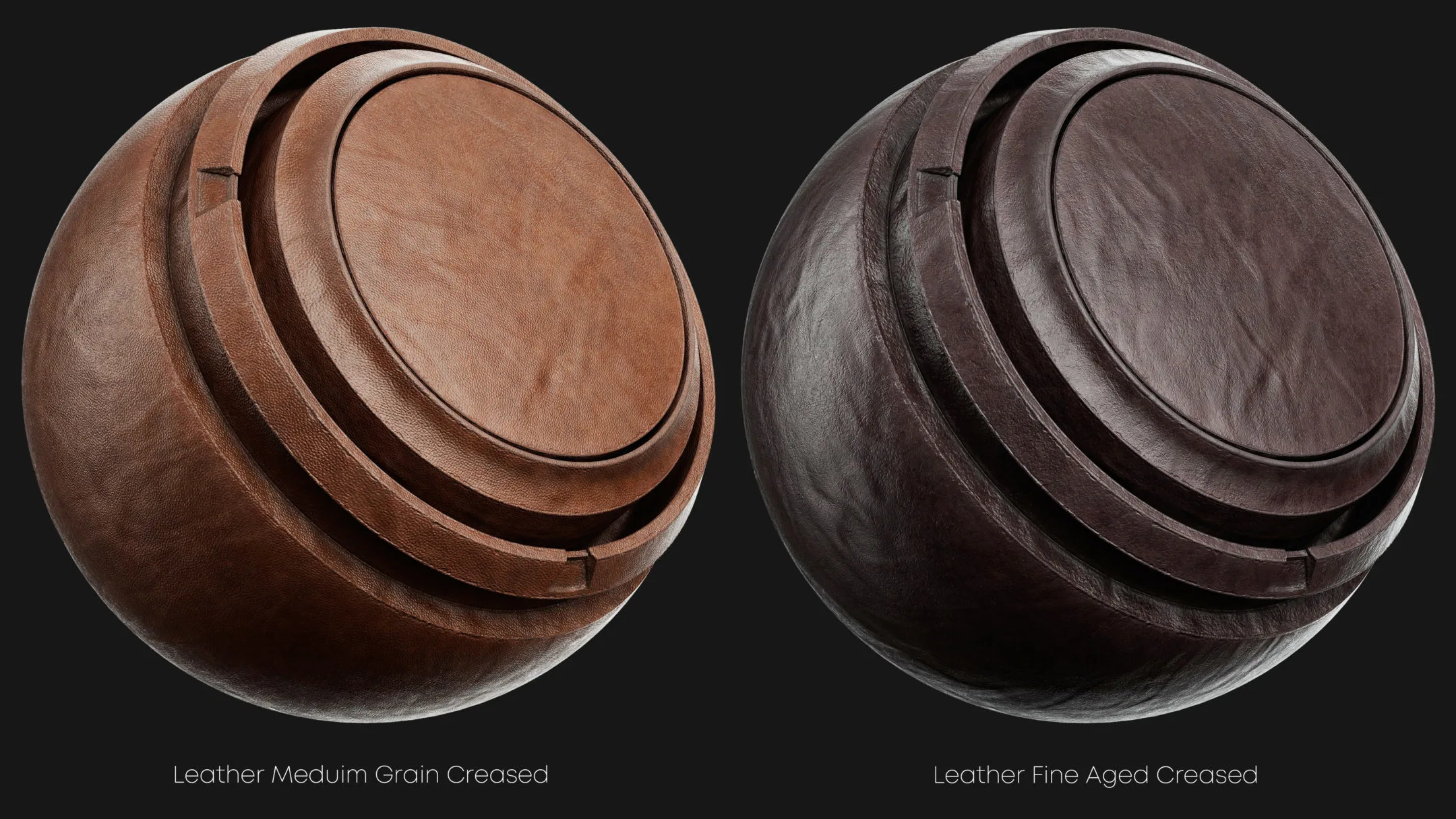 Leather Smart Materials for Substance - FlippedNormals