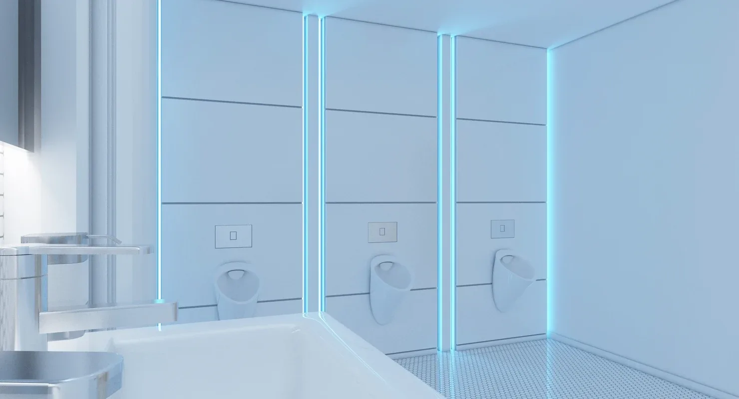 3D Restroom - FlippedNormals