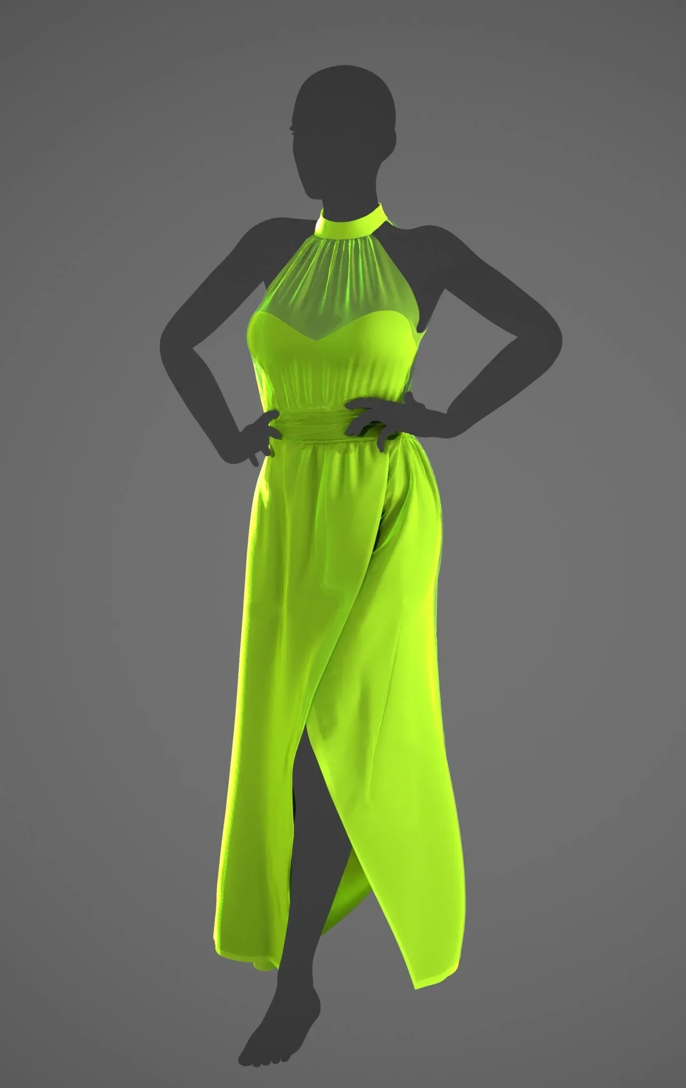 Long Fluo Dress - FlippedNormals