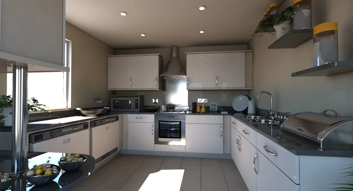 3D Kitchen - FlippedNormals