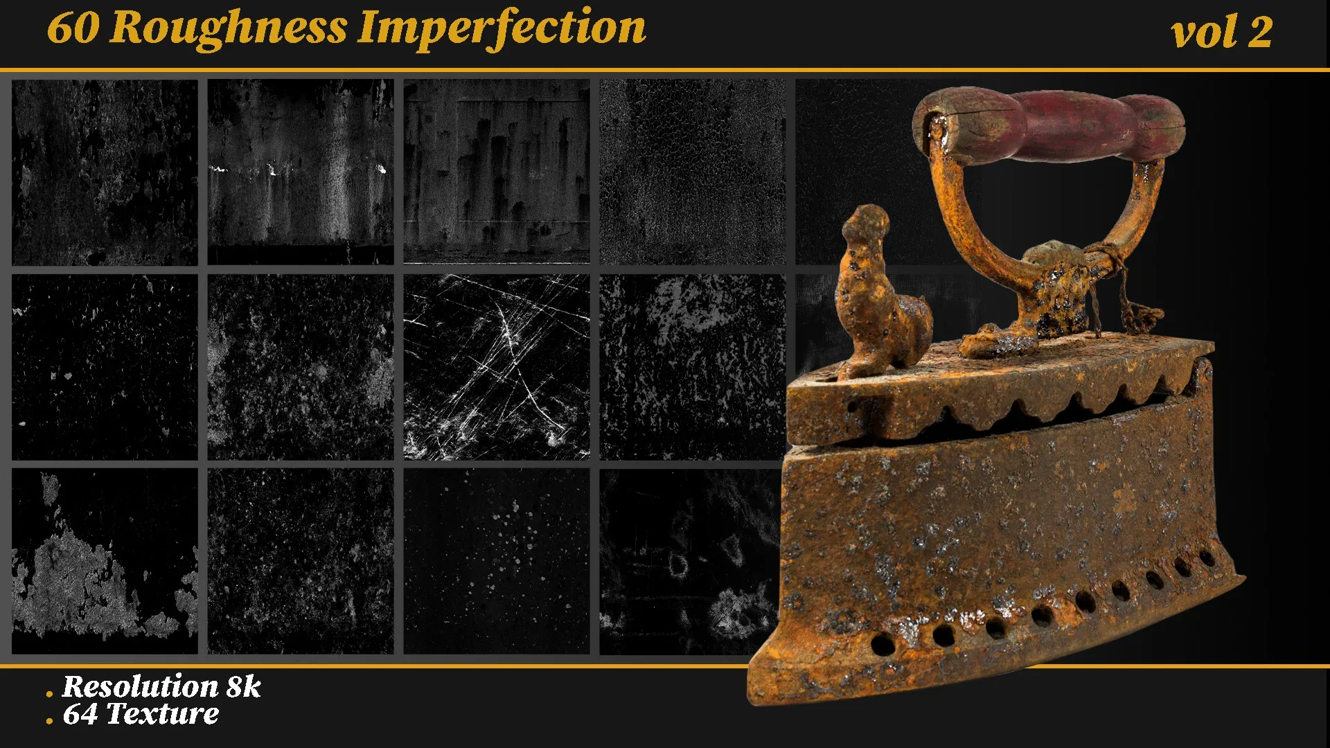 60 Roughness Imperfection-VOL 02 - FlippedNormals