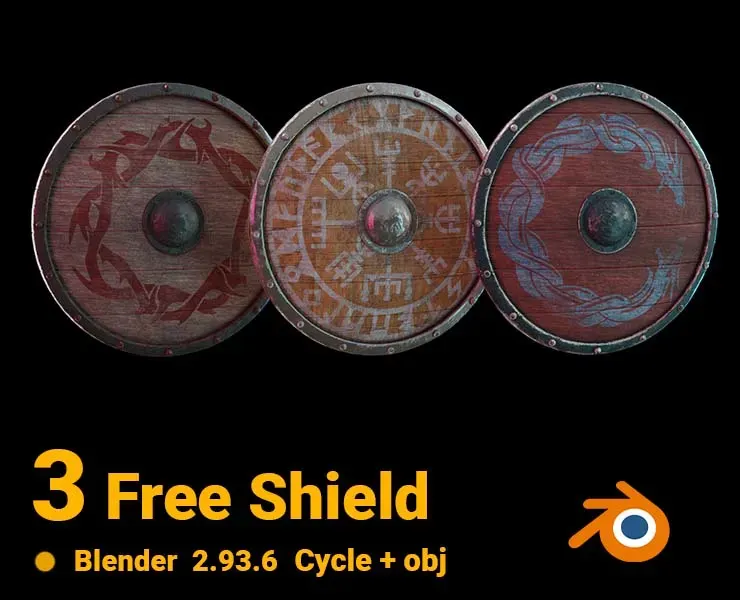 3 Shield_Free - FlippedNormals